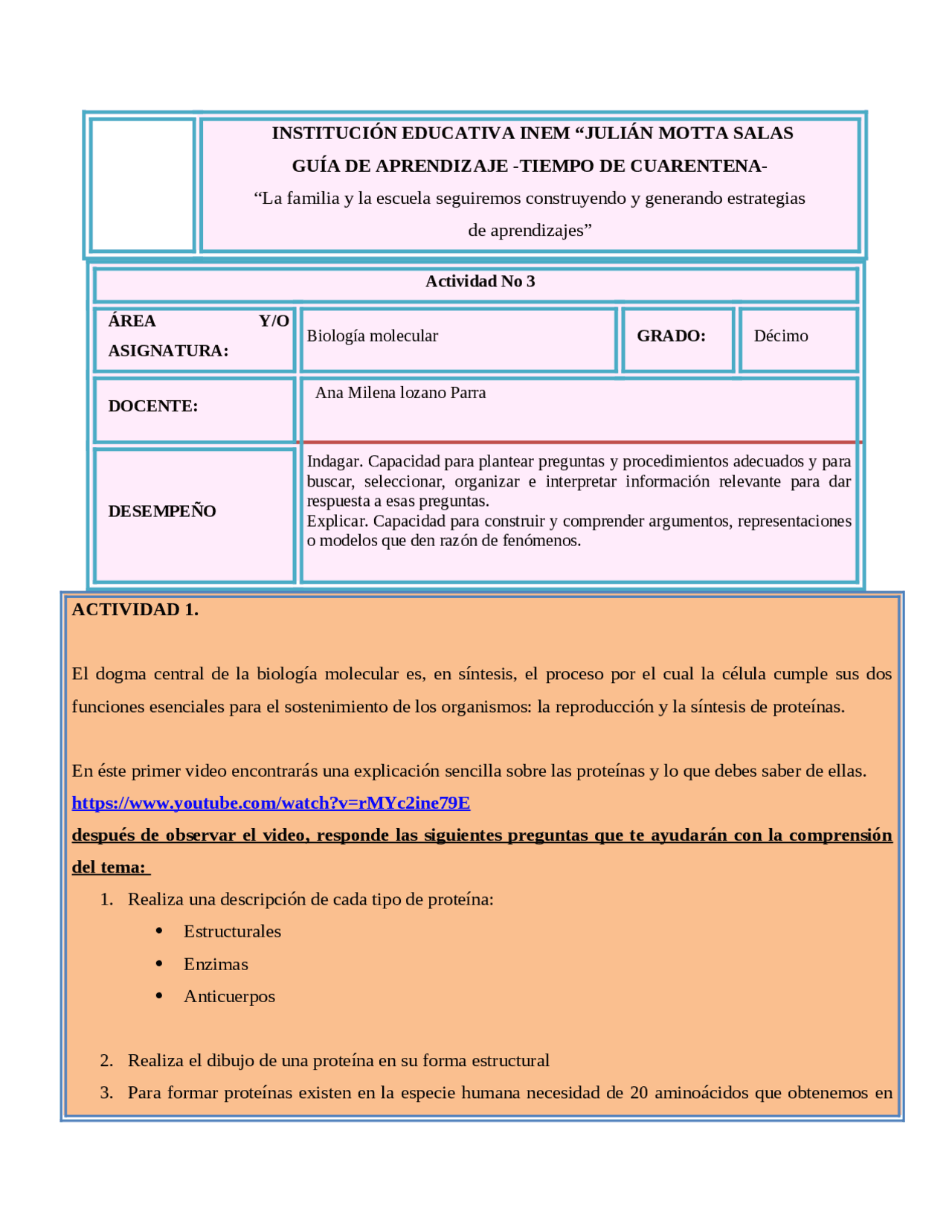 SÍntesis De ProteÍnas Docsity