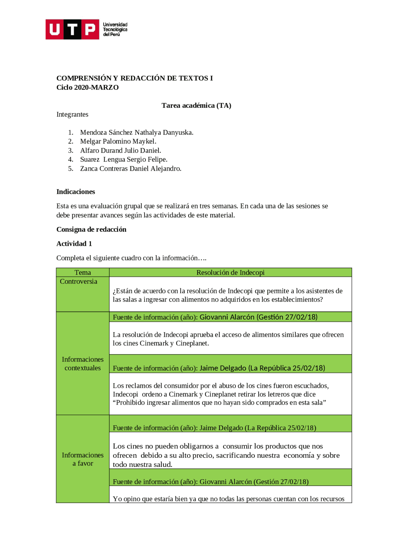 Resolucion De Practica Calificada Final Exámenes De Redacción De