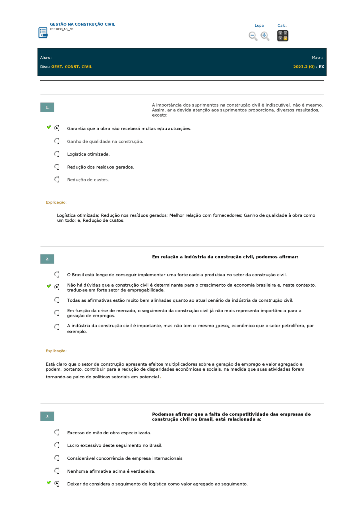 Exercícios E Testes Docsity