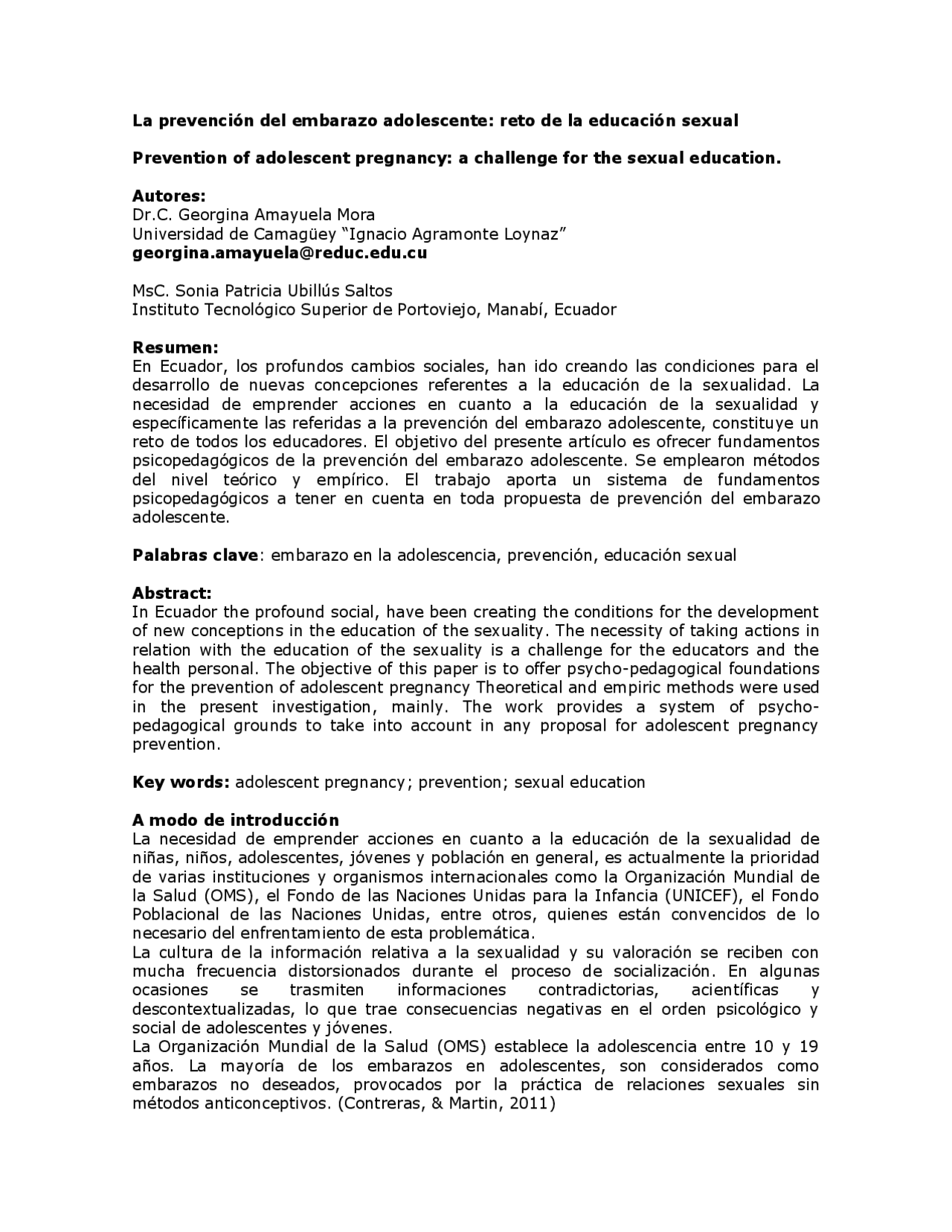 Métodos Anticonceptivos Schémas De Psycologie Humaine Docsity
