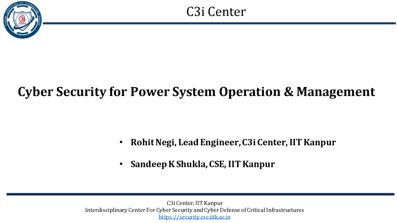 ICS and OT Security Measures | Slides Computer Security | Docsity
