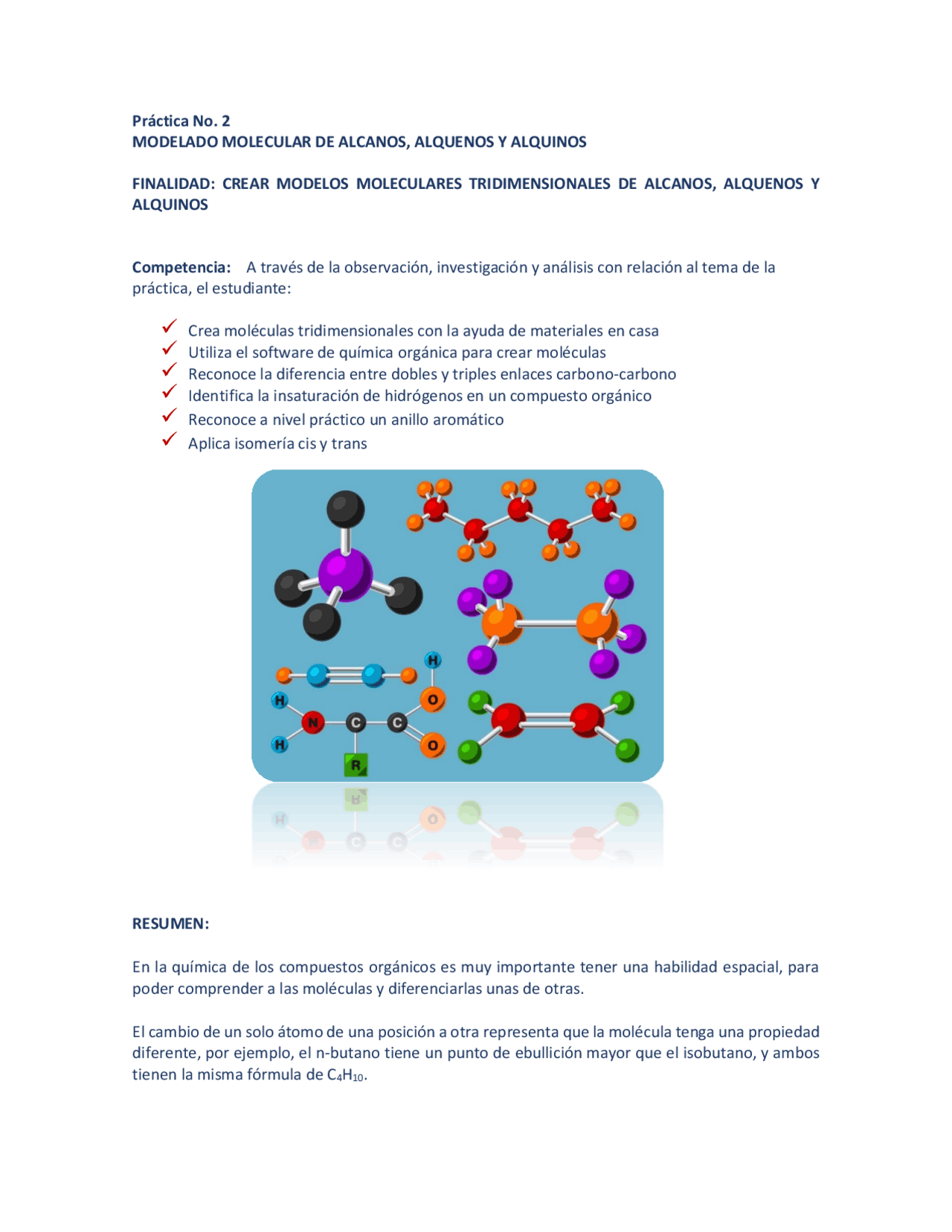 Hoja De Trabajo Sobre Compuestos Moleculares Y Respuestas Modelo