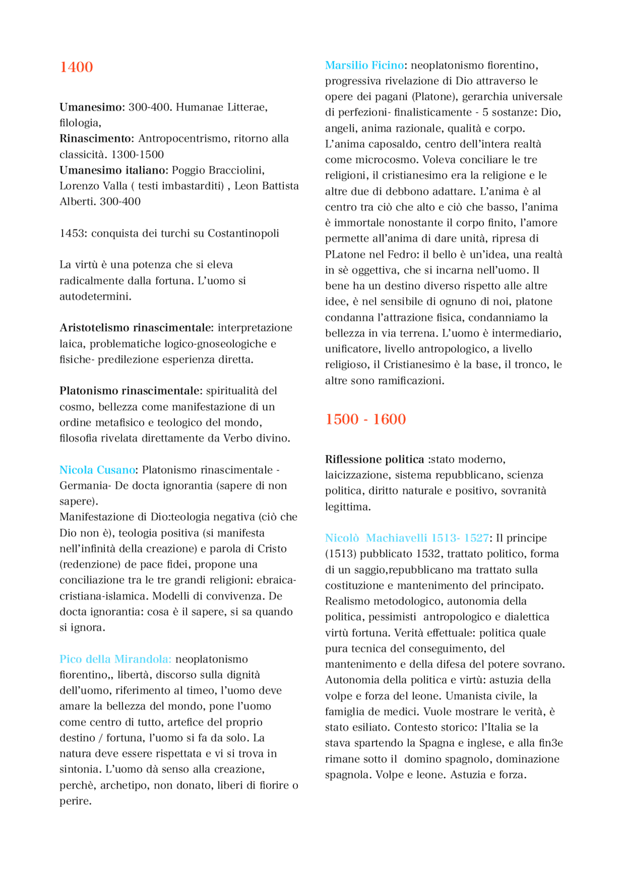 Massimo Moro - Storia della filosofia moderna - Docsity