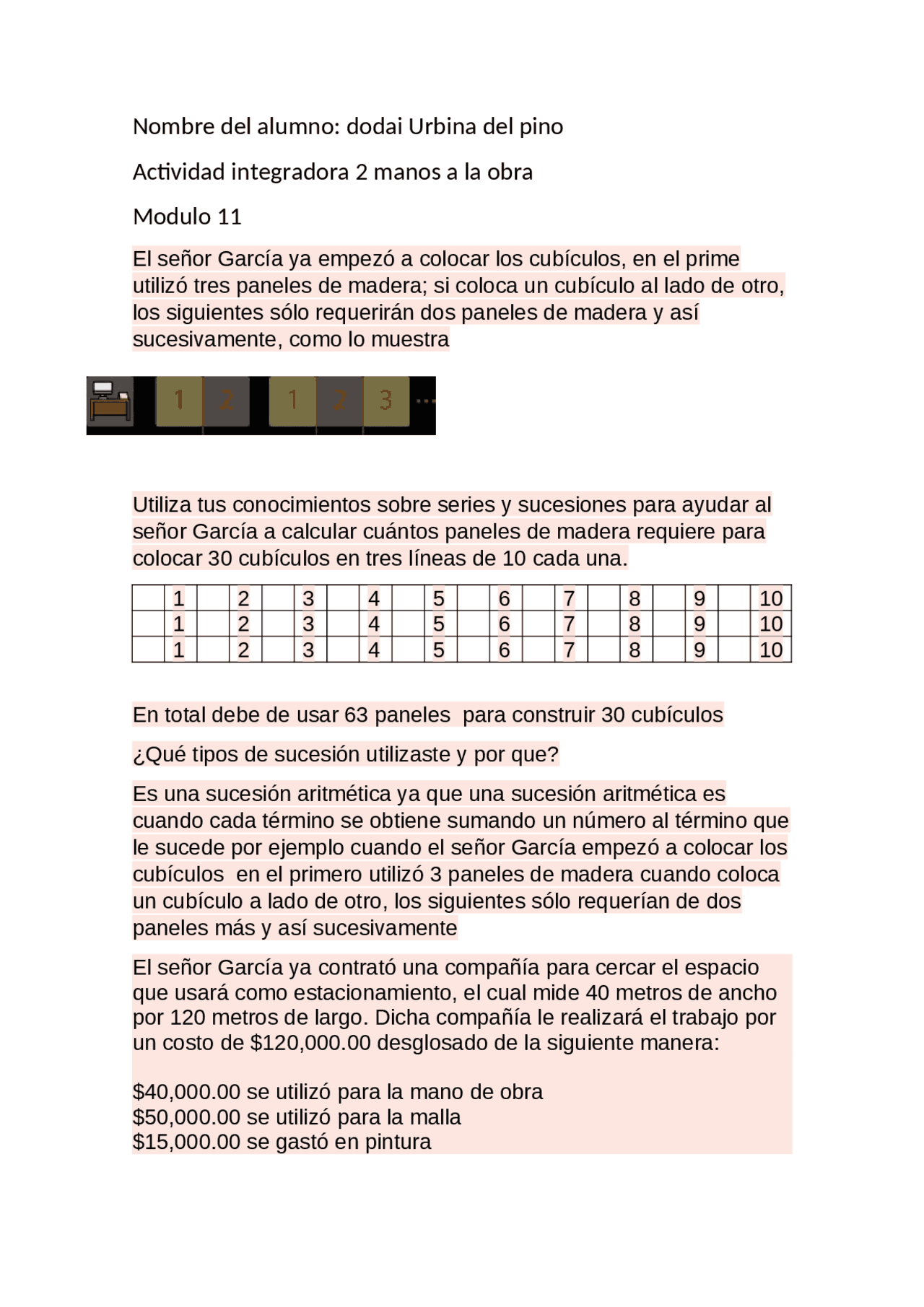 Actividad integradora 2 módulo 13 - Docsity