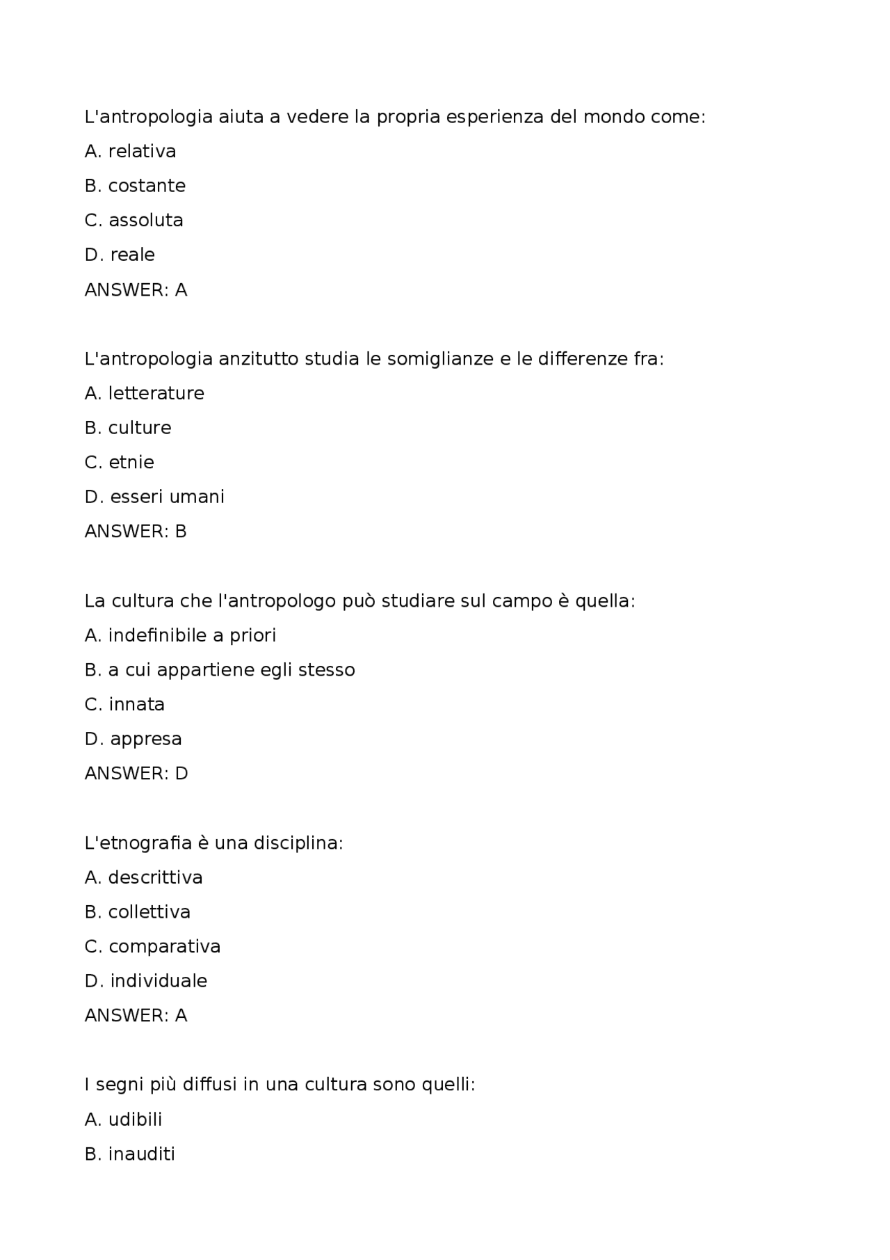 Letteratura latina 1 domande esame e-campus con risposta - Docsity