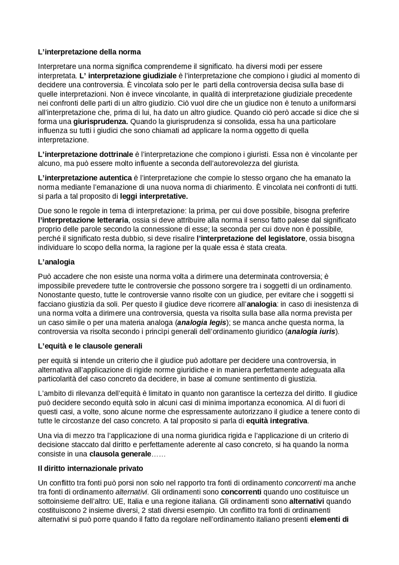 Diritto Privato Riassunto Docsity