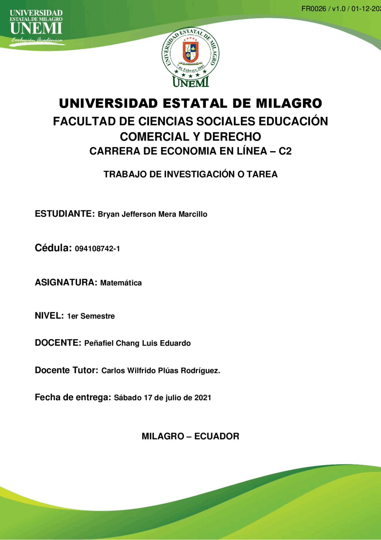 Ejercicios Matrices Docsity