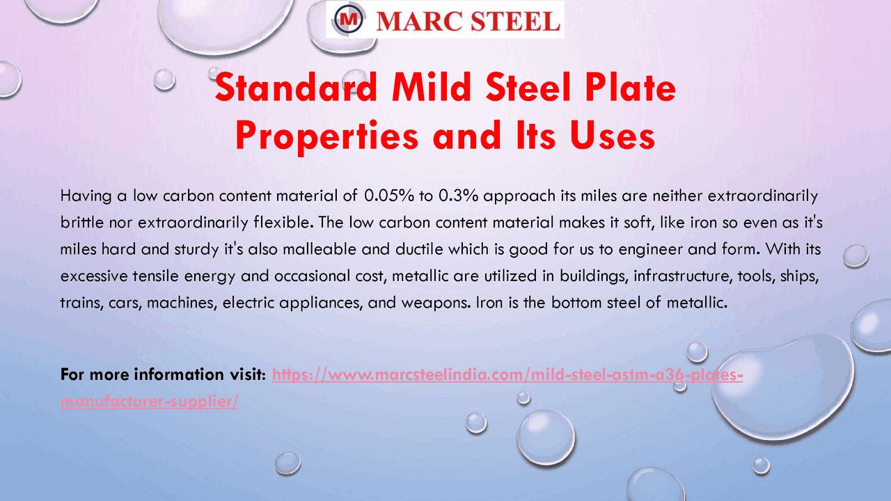 Standard Mild Steel Plate Properties and Its Uses | Summaries ...