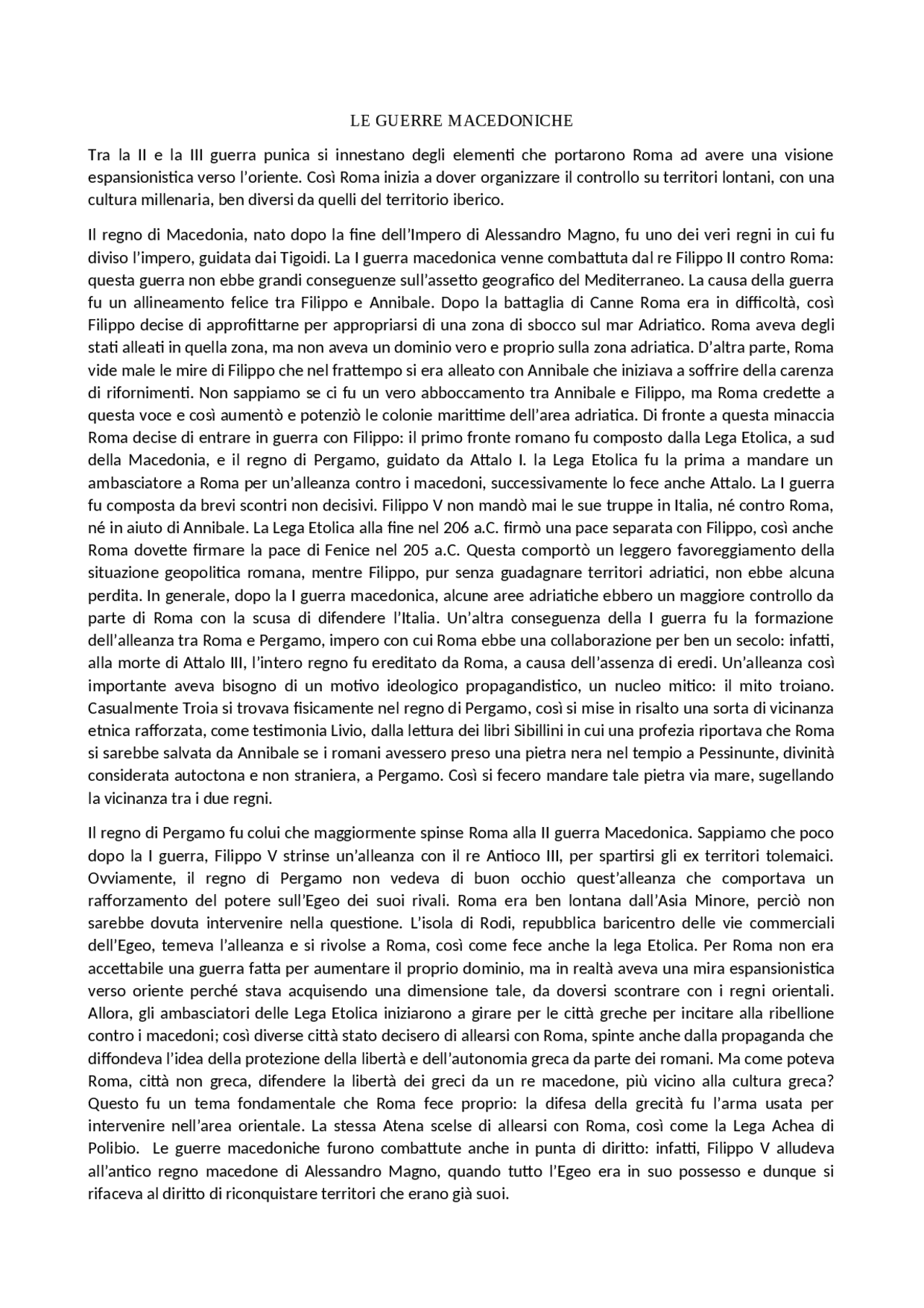 Appunti Storia Romana Docsity