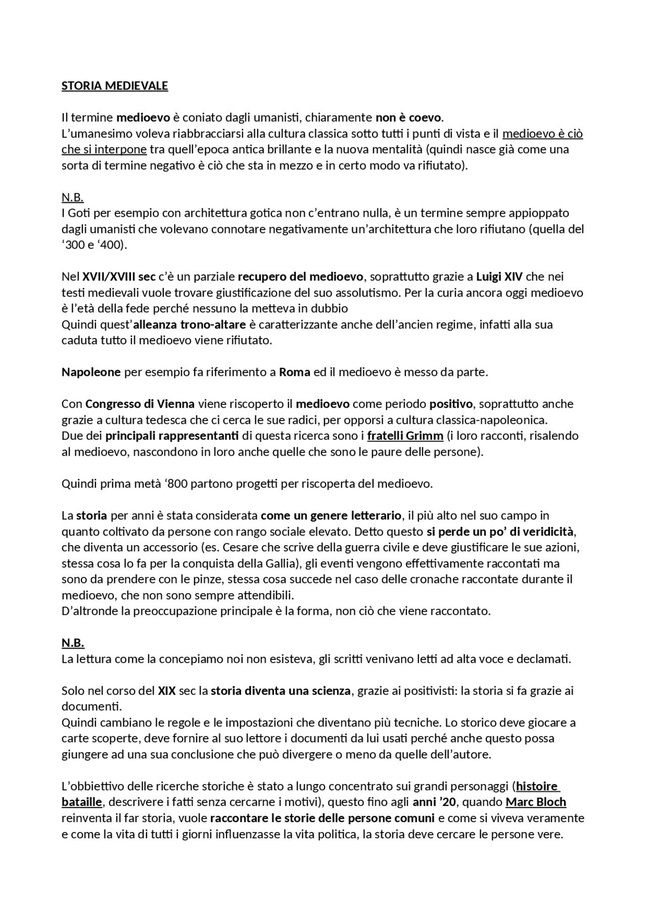 Storia Medievale Enrico Basso Aa 20202021 Docsity