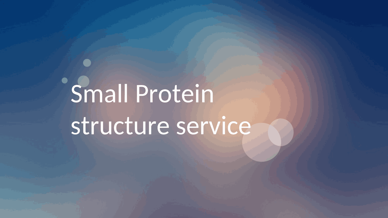 Small Protein Structure Service Docsity