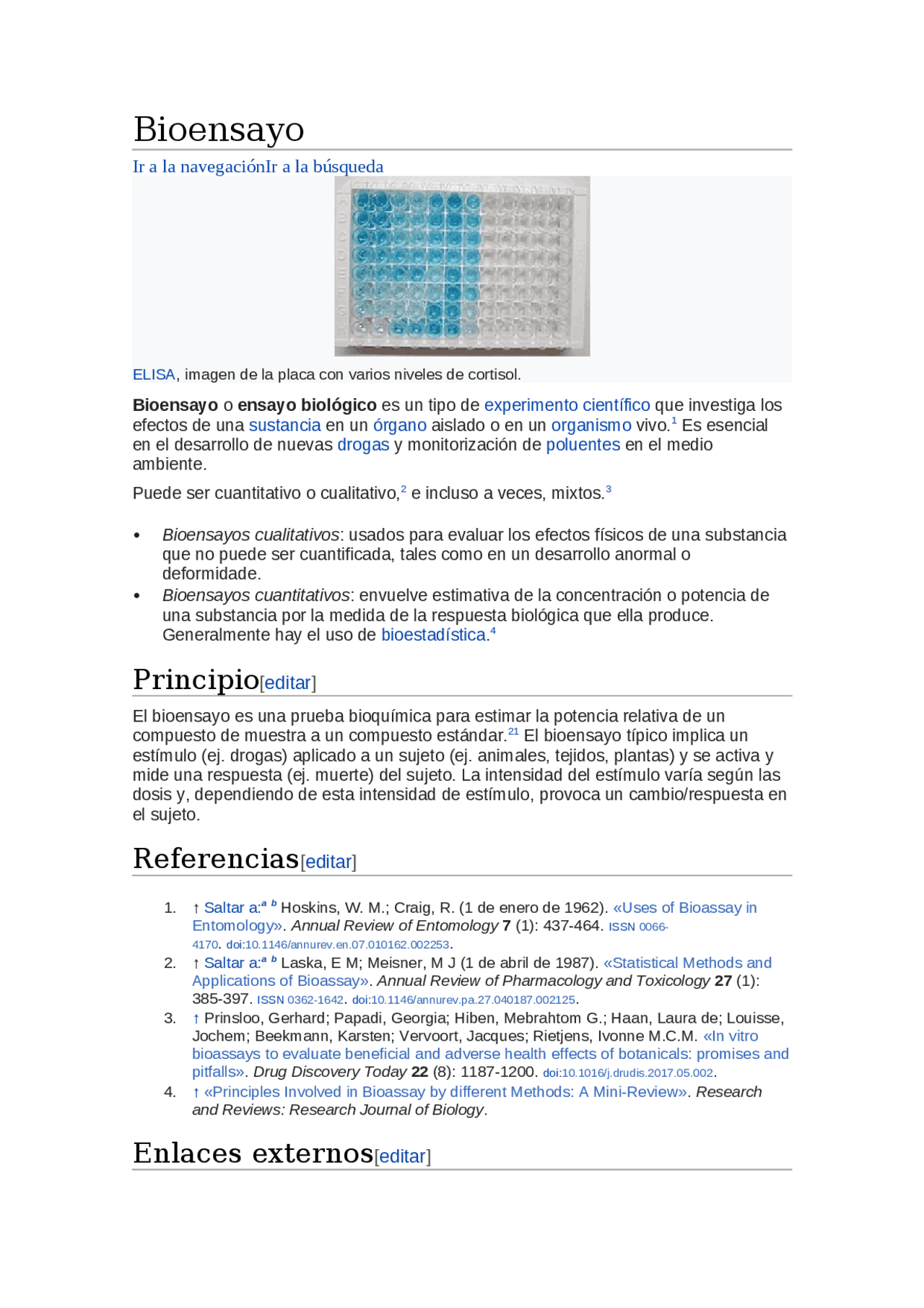 Bioensayo bioensayos bioensayos - Docsity