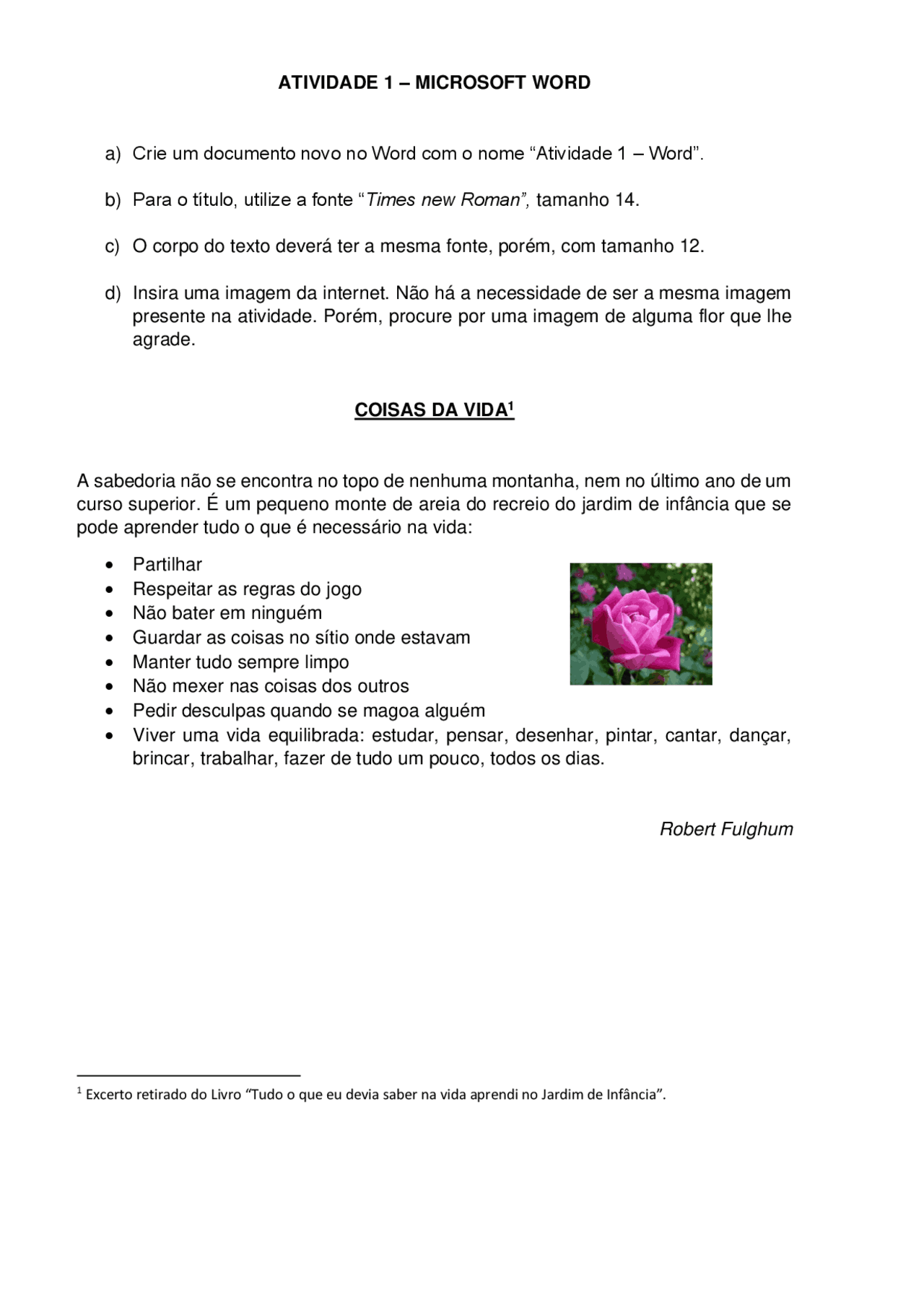 Exercícios Microsoft Word Exercícios Português Gramática
