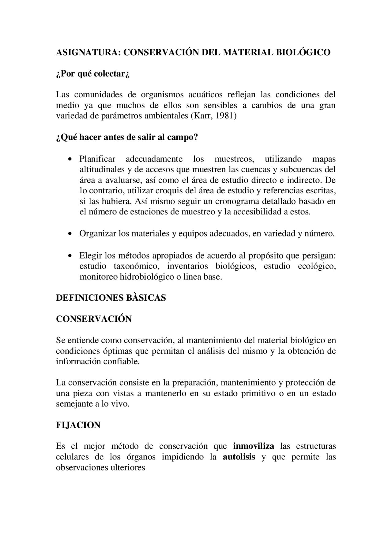Materiales biologicos monografia - Docsity