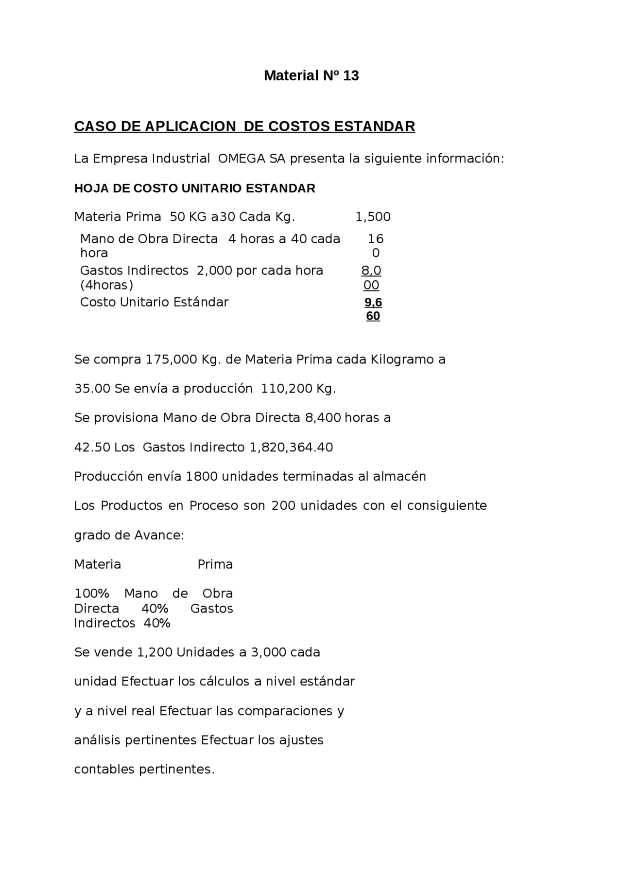 Contabilidad De Costos Docsity