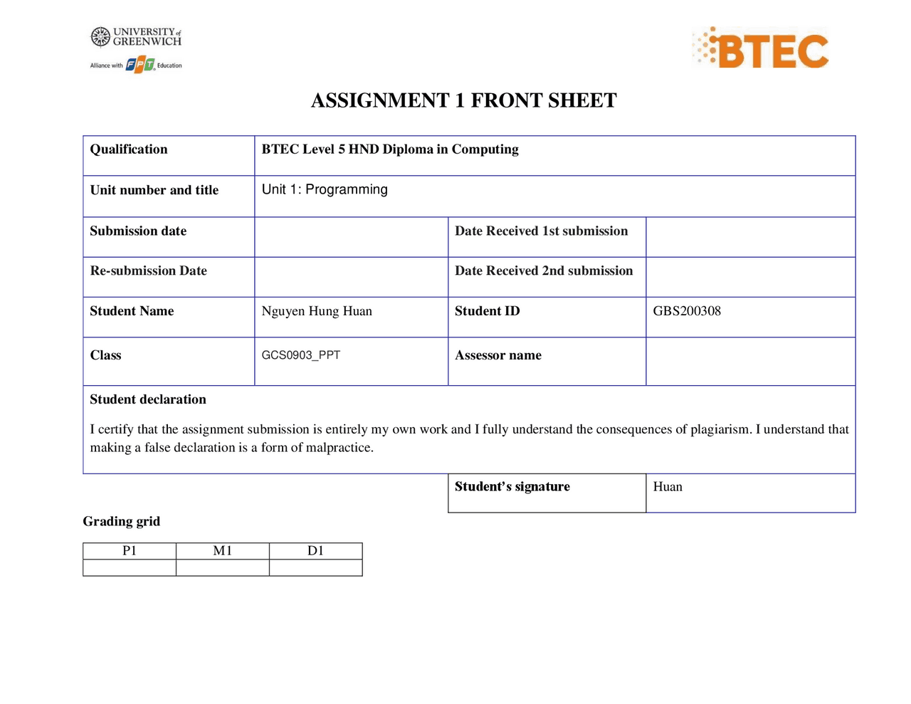 Assignment 1 programming - Docsity Assignment 1 programming - Docsity