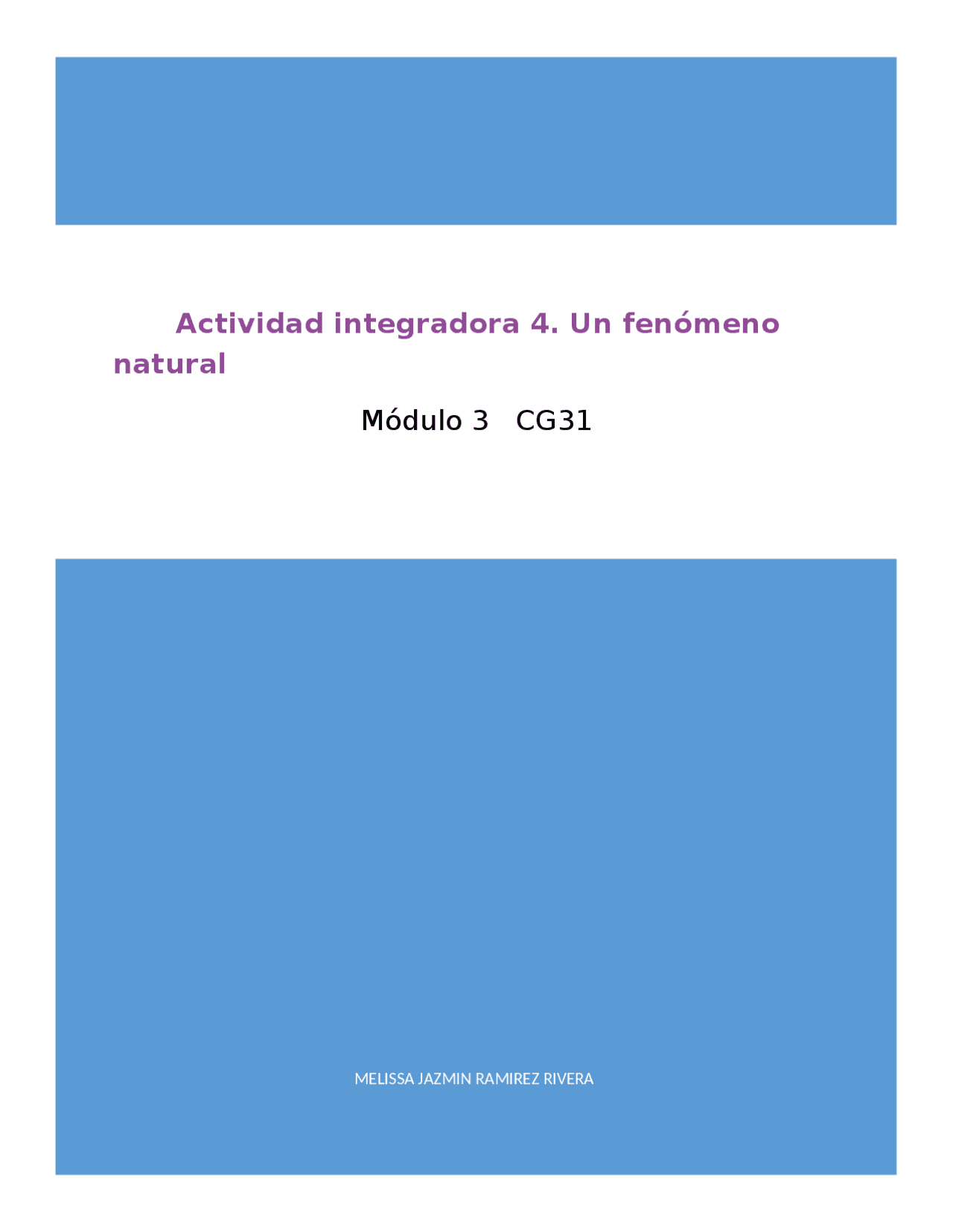 Actividad integradora - Docsity