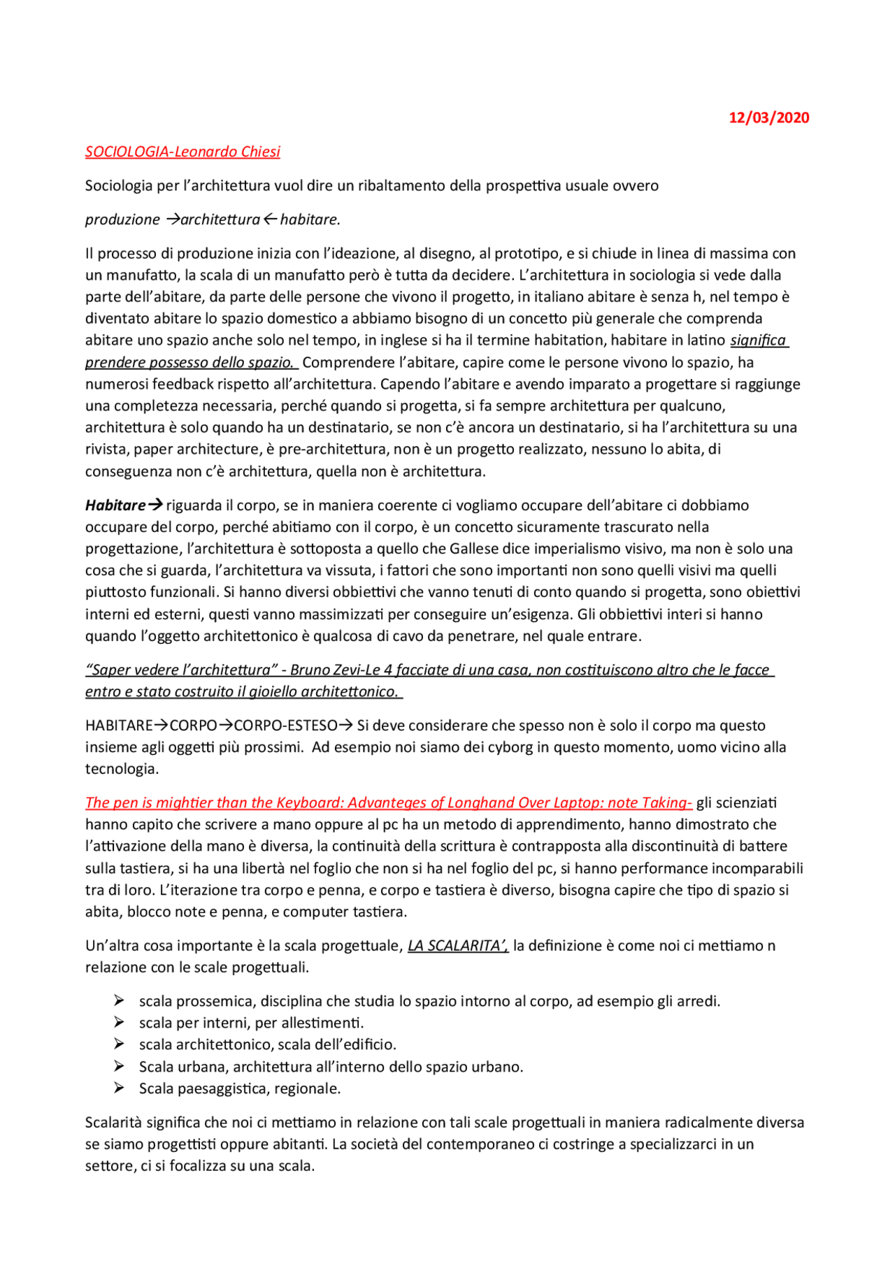 Appunti Corso Di Sociologia Docsity