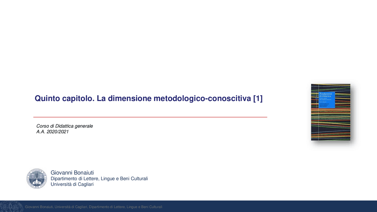 Didattica Scienze Delleducazione Docsity