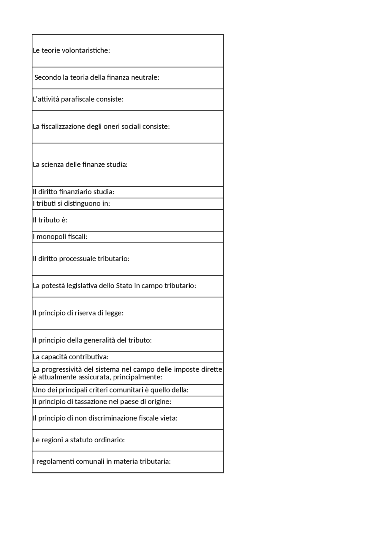 Prove Desame Diritto Tributario Mercatorum Prove Desame Di Diritto