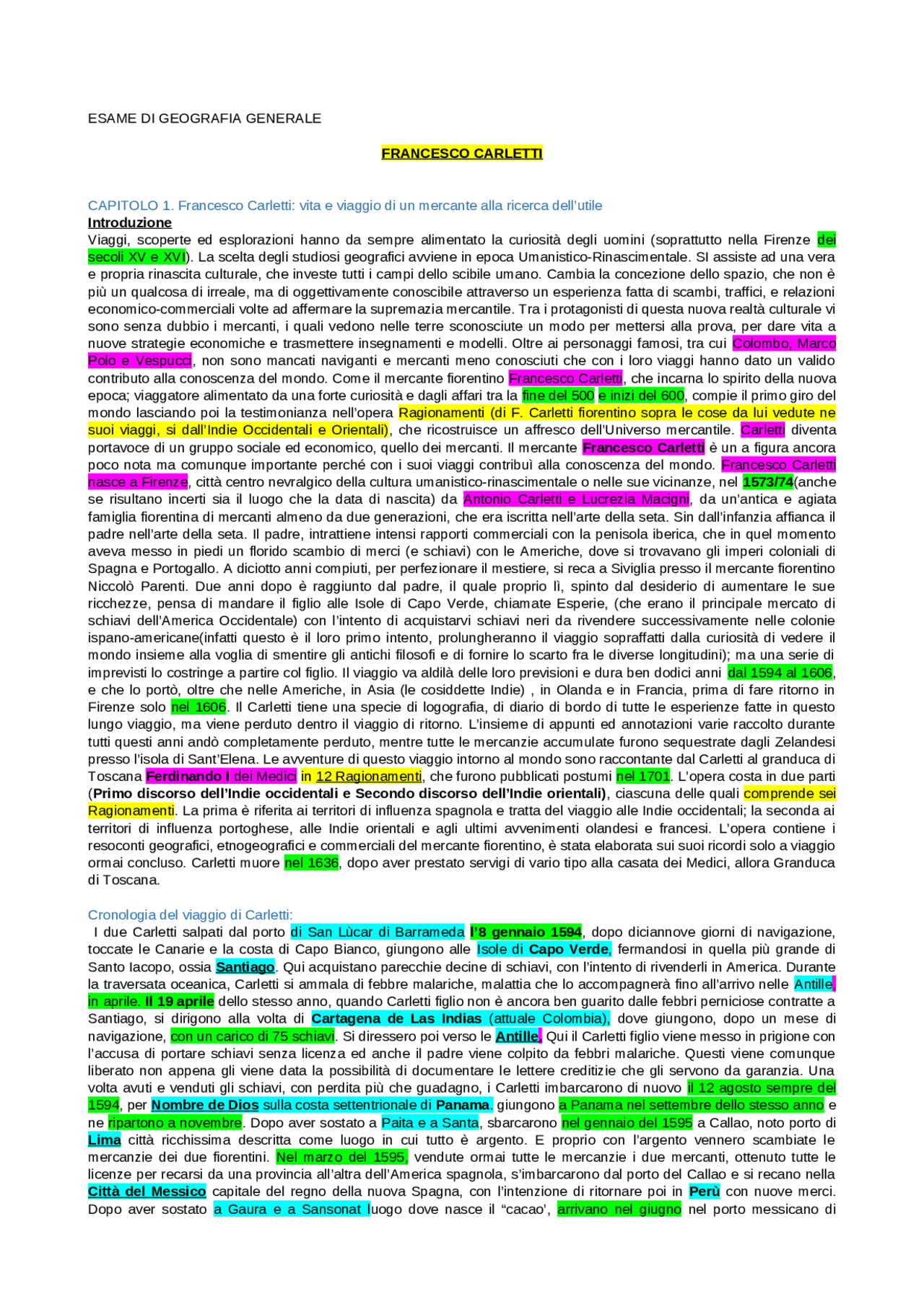 Manuale Di Geo Generale Docsity