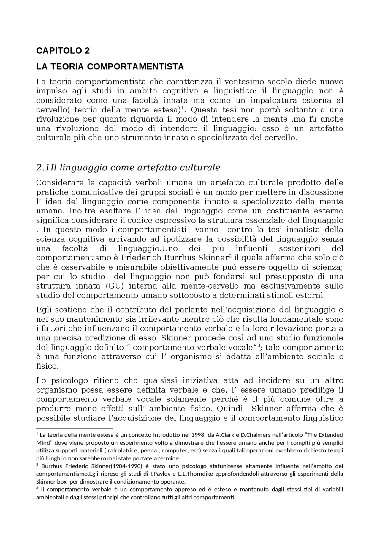Apprendimento Del Linguaggio Docsity