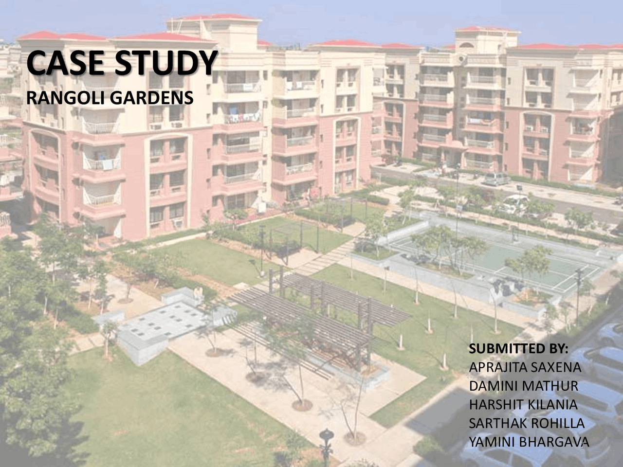 Case study and design of housing - Docsity