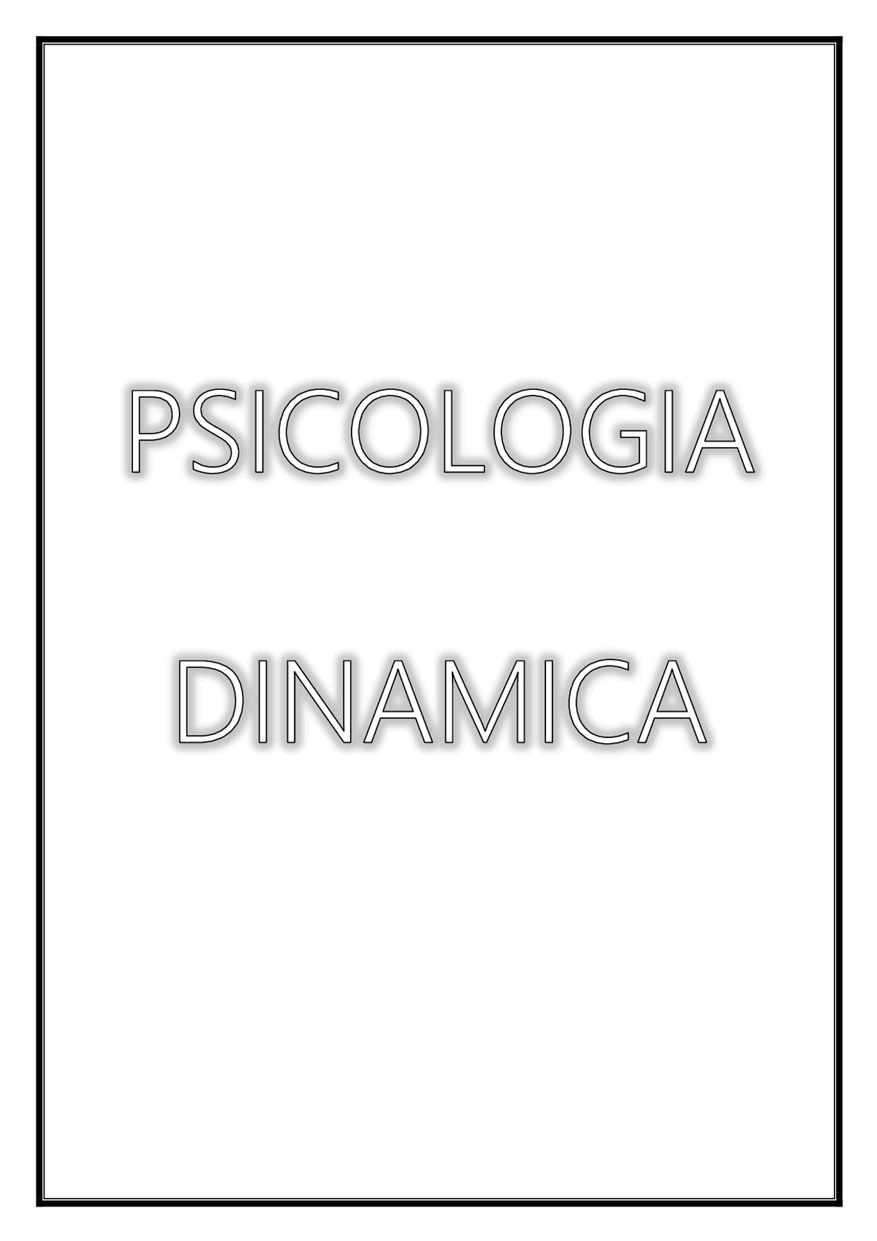 Psicologia Dinamica Riassunti Docsity