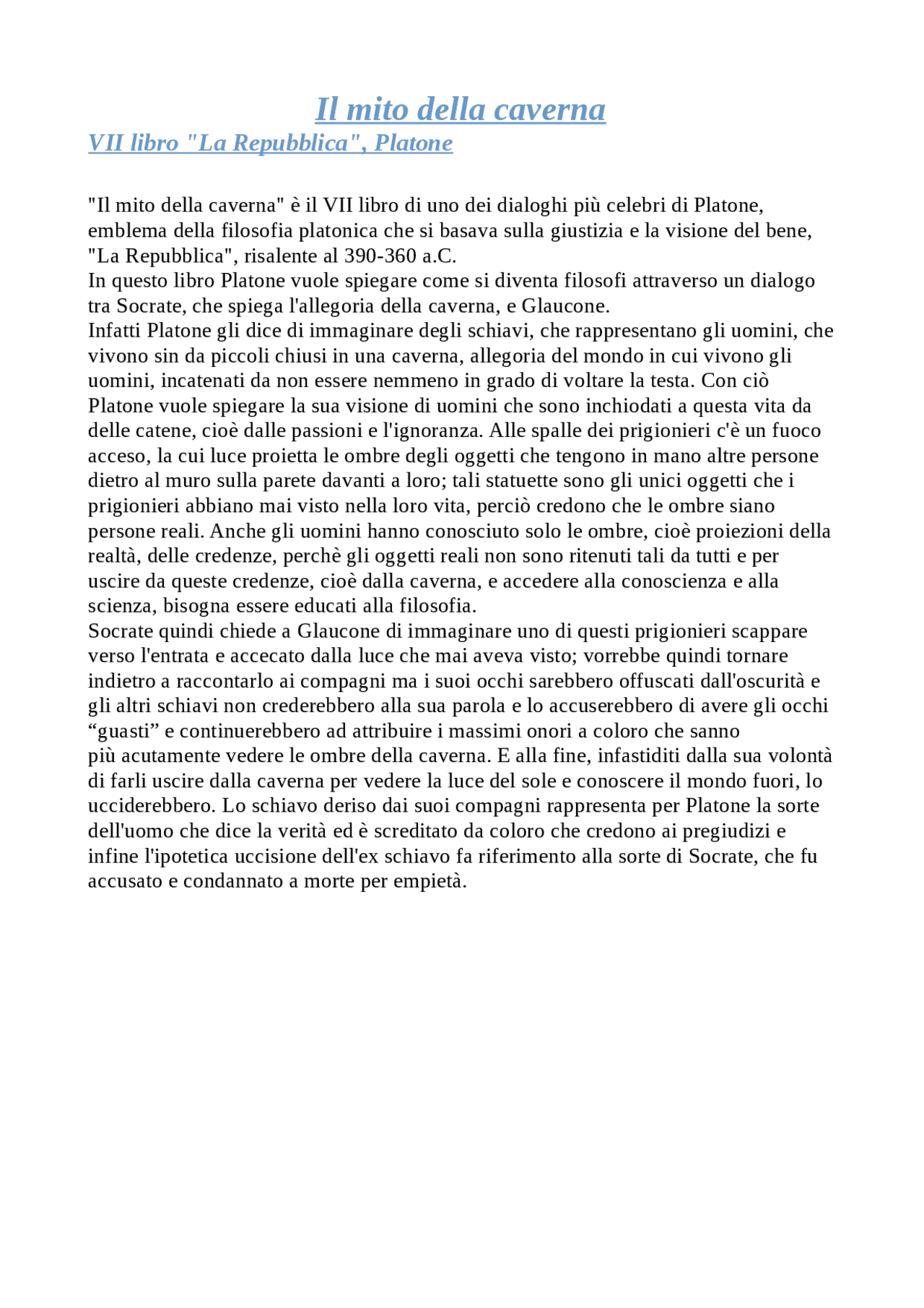 Sintesi E Spiegazione Filosofia Docsity