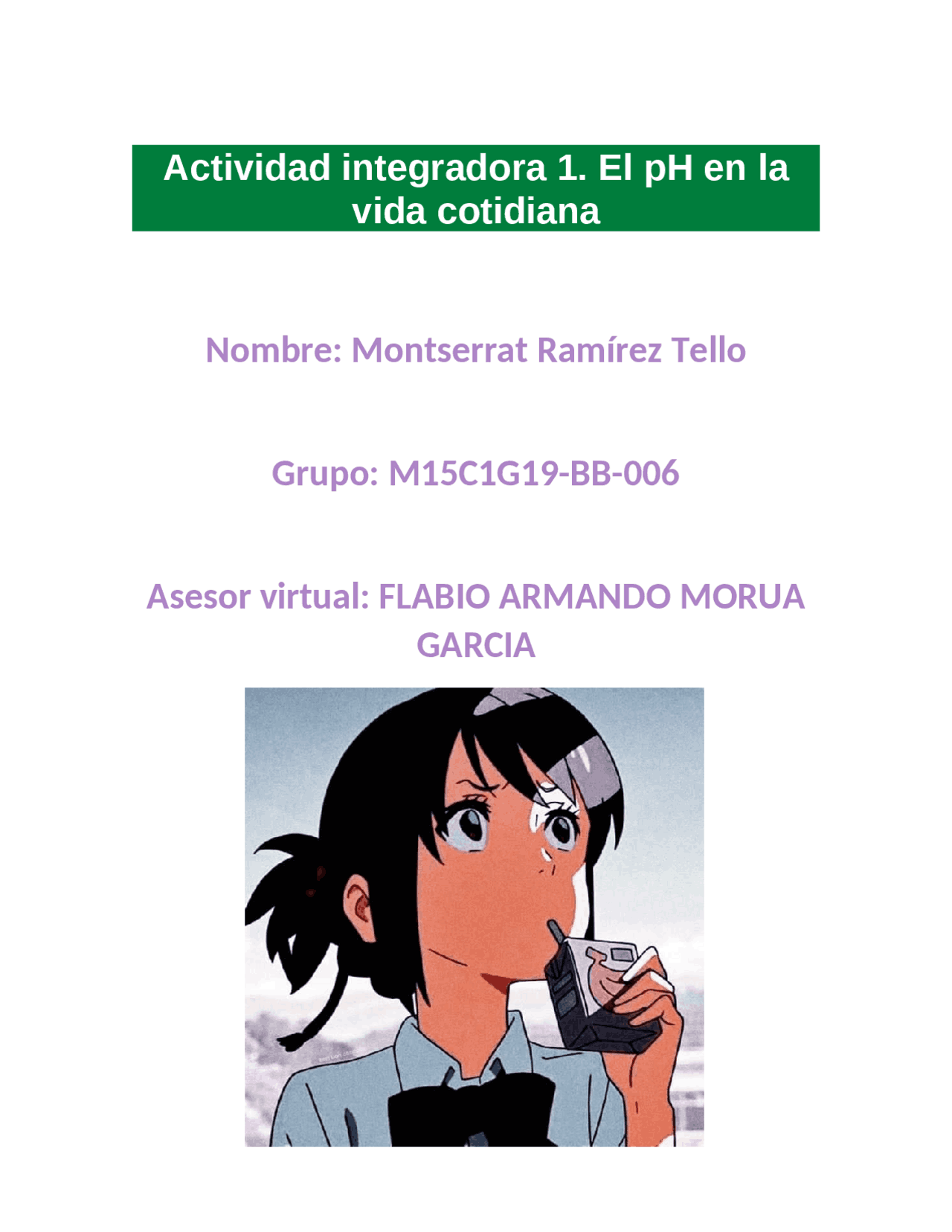 Actividad integradora - Docsity