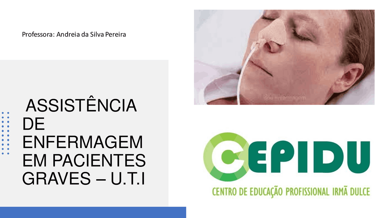 Slides Sobre Cuidados De Enfermagem Na Uti Docsity