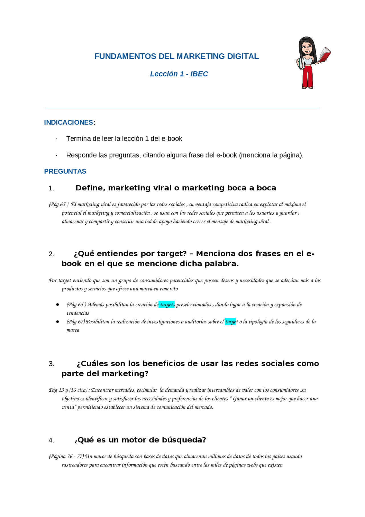 Ibec fundamentos de marketing digital | Exámenes selectividad de ...