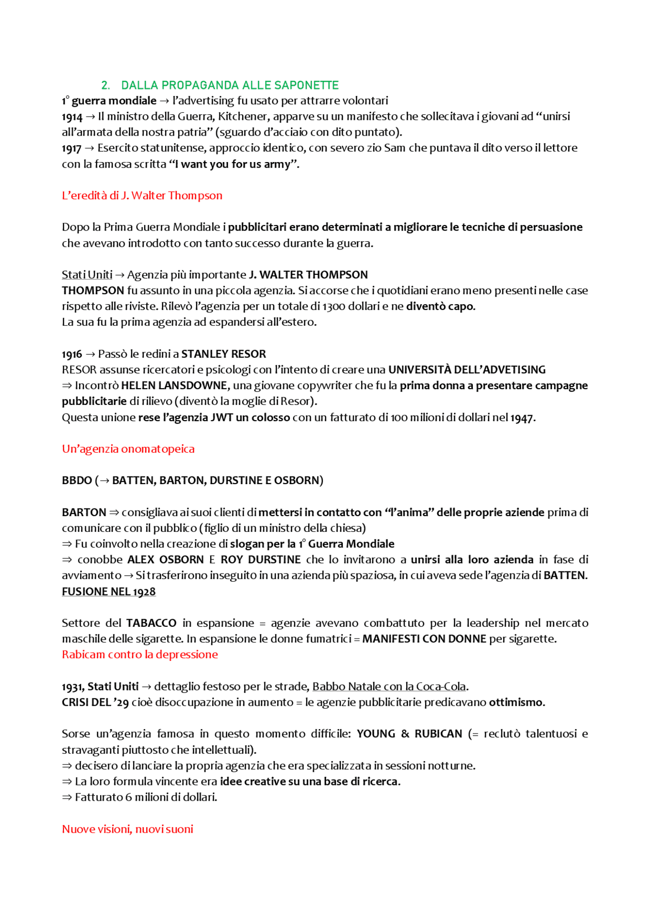Mark Tungate Storia Della PubblicitÀ Riassunto Cap 2 Docsity