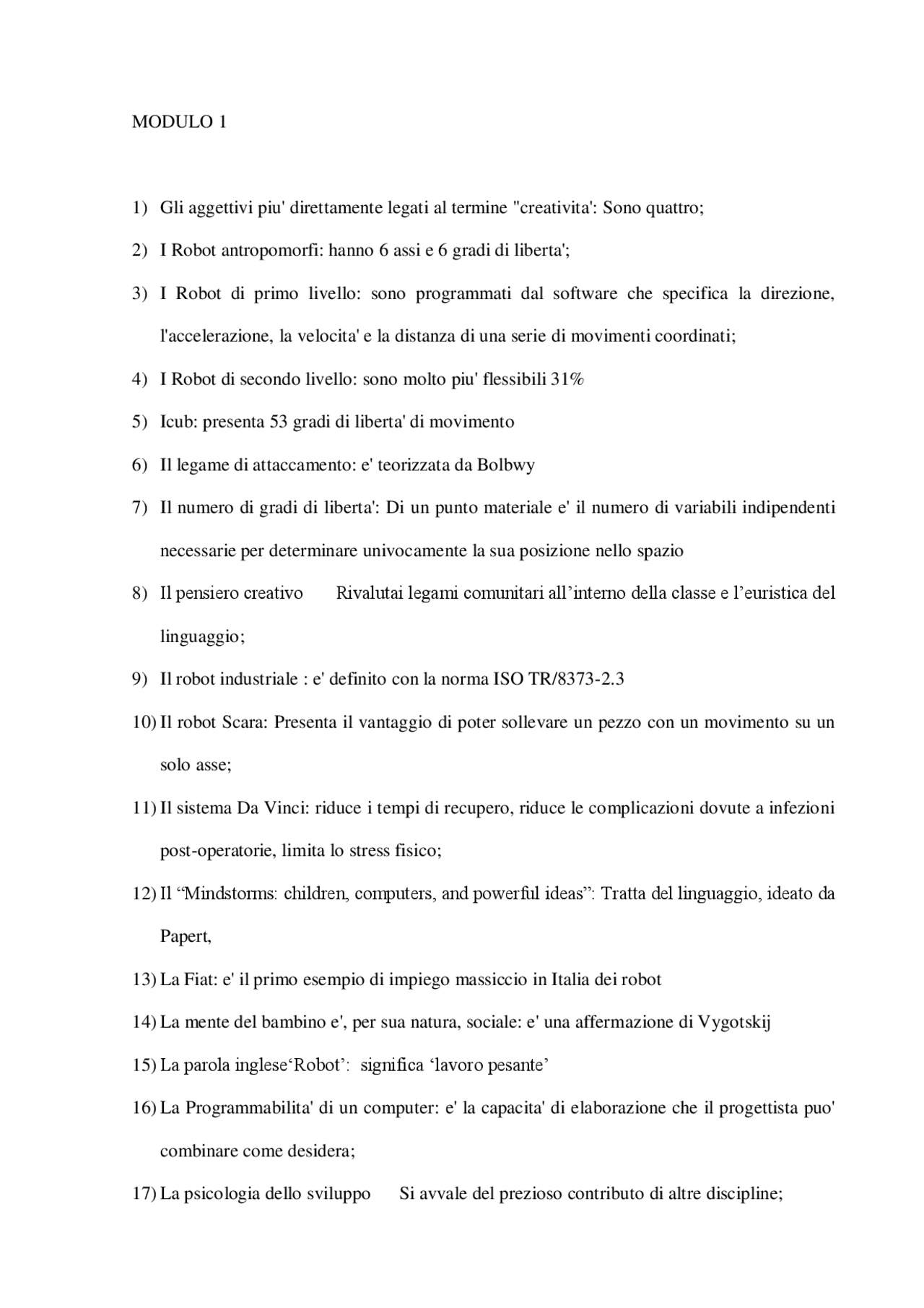 Paniere completo di tutte le domande e risposte CODING agosto2021 di Uniscientia - Docsity