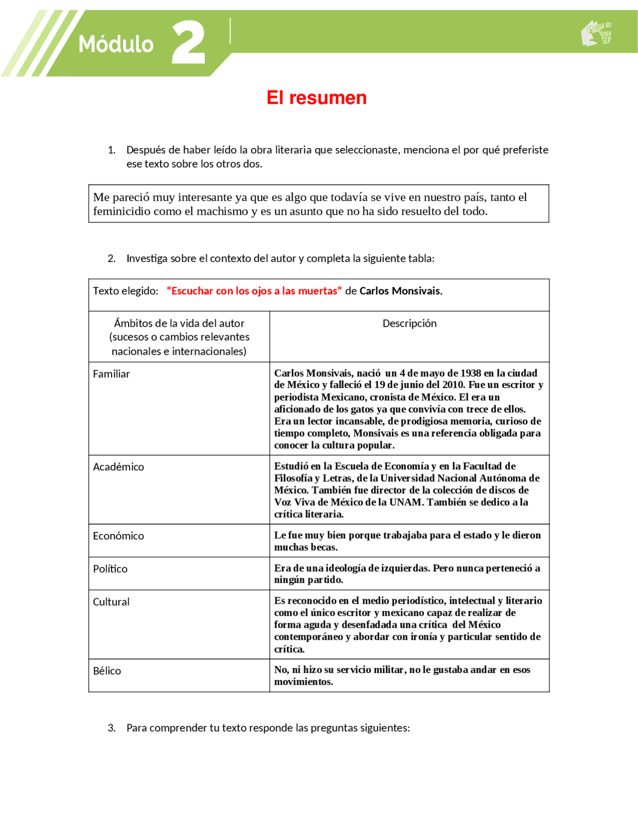 Tareas realizadas del módulo 2 - Docsity