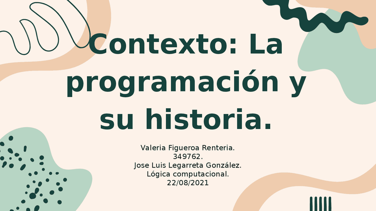 Historia De La Computación Diapositivas De Computación Aplicada Docsity