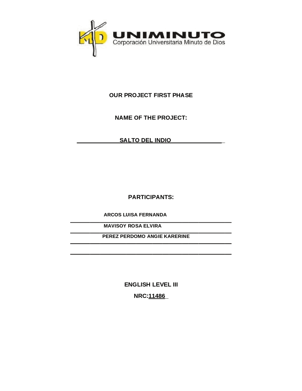 FIRST PHASE TEMPLATE LEVEL 3 - Docsity
