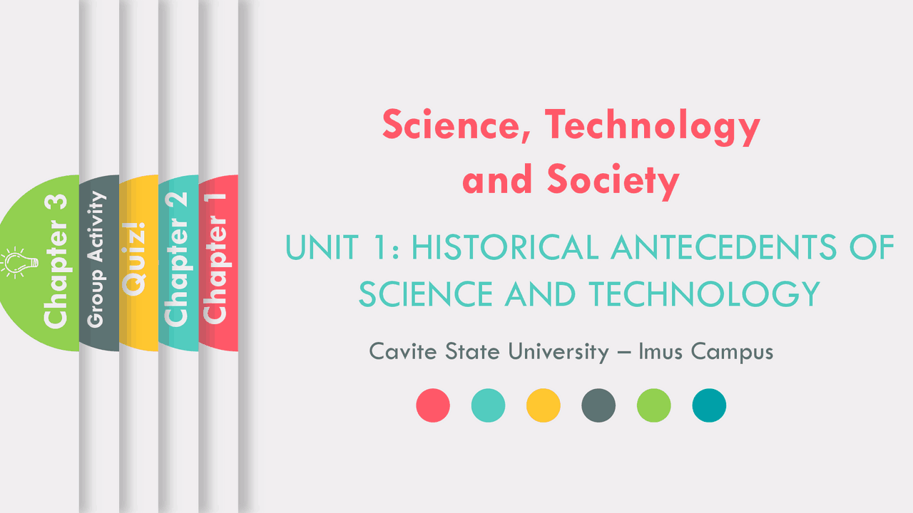 Historical Development of Science & Technology | Summaries Science ...