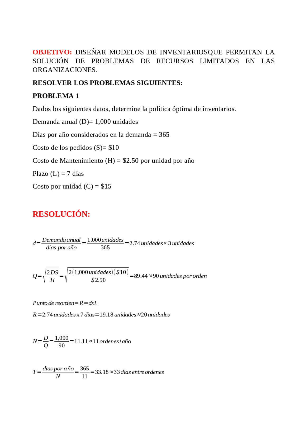 Modelos De Inventario Docsity
