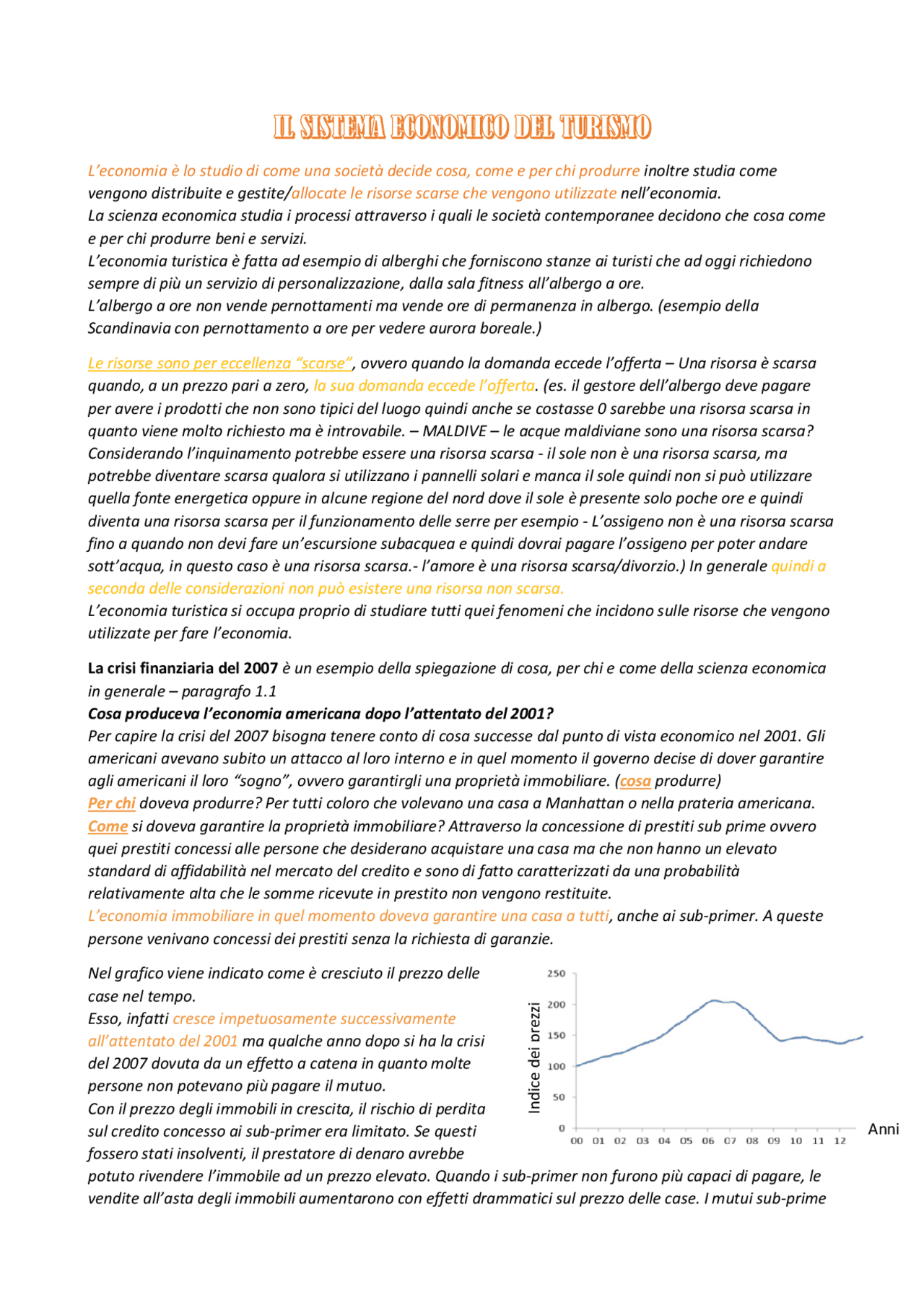 Sistema Economico Appunti Riassunto Libro Docsity
