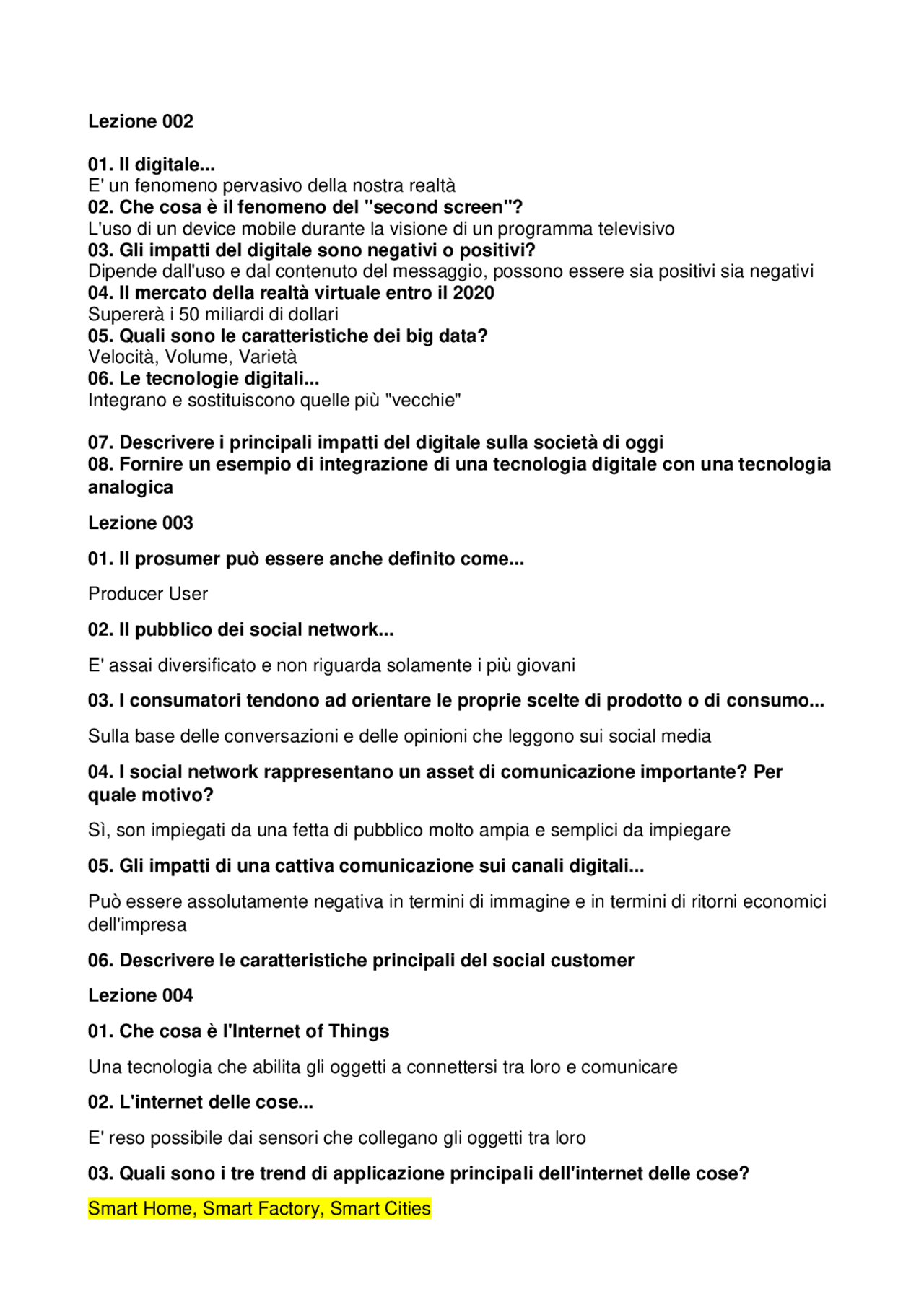 Tecniche Marketing Digitale Avanzato Domande Chiuse Docsity