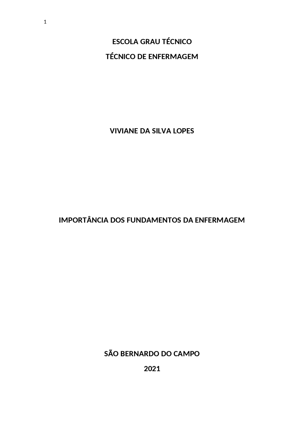 Fundamentos Da Enfermagem Docsity