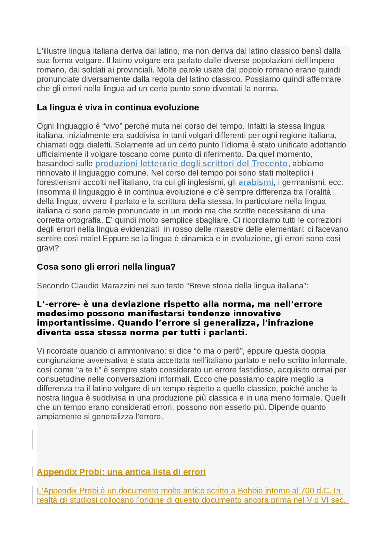 Appendix Probi- scheda con formule errate e corrette - Docsity