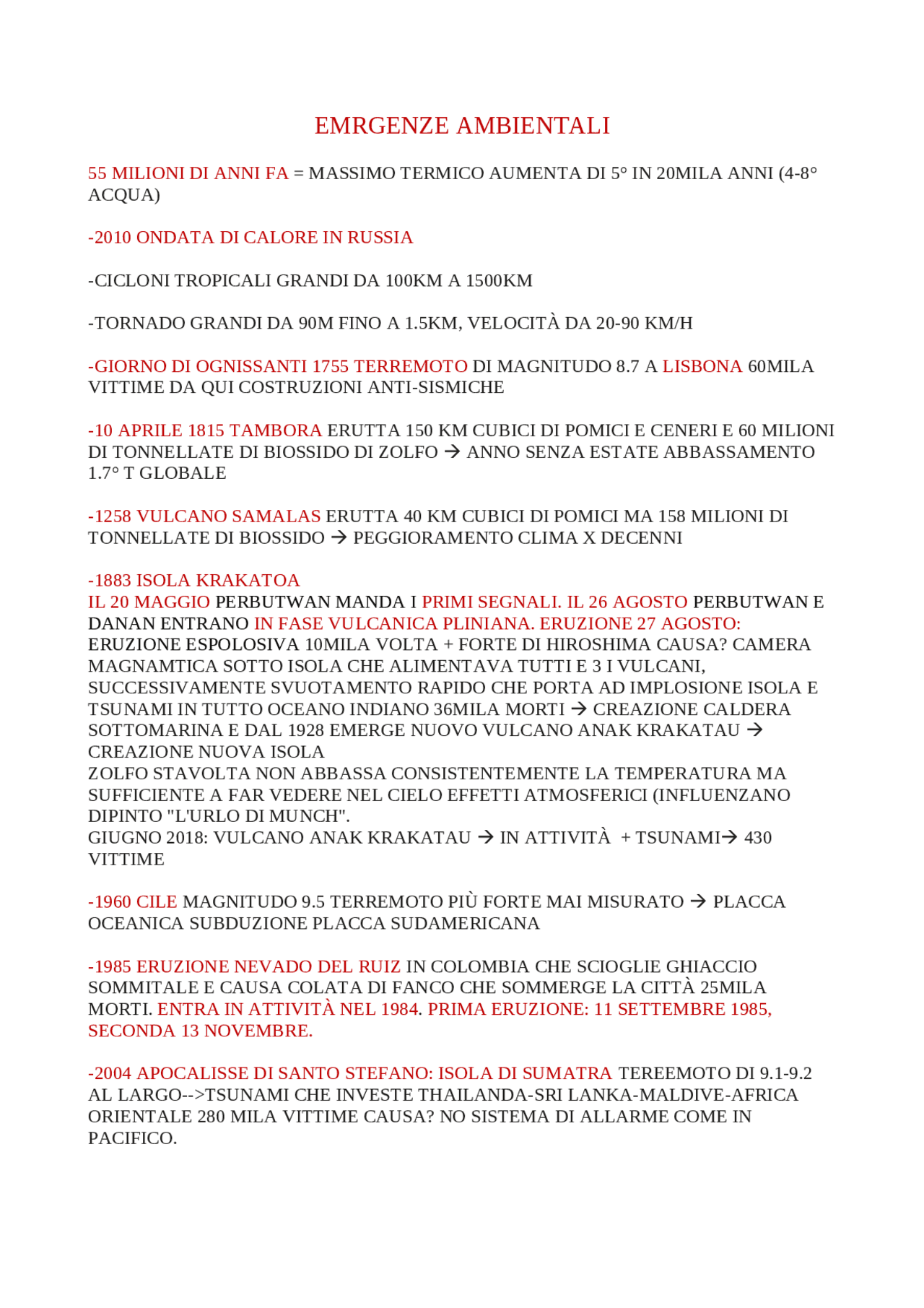Sintesi Libro Terra Senza Tregua Docsity