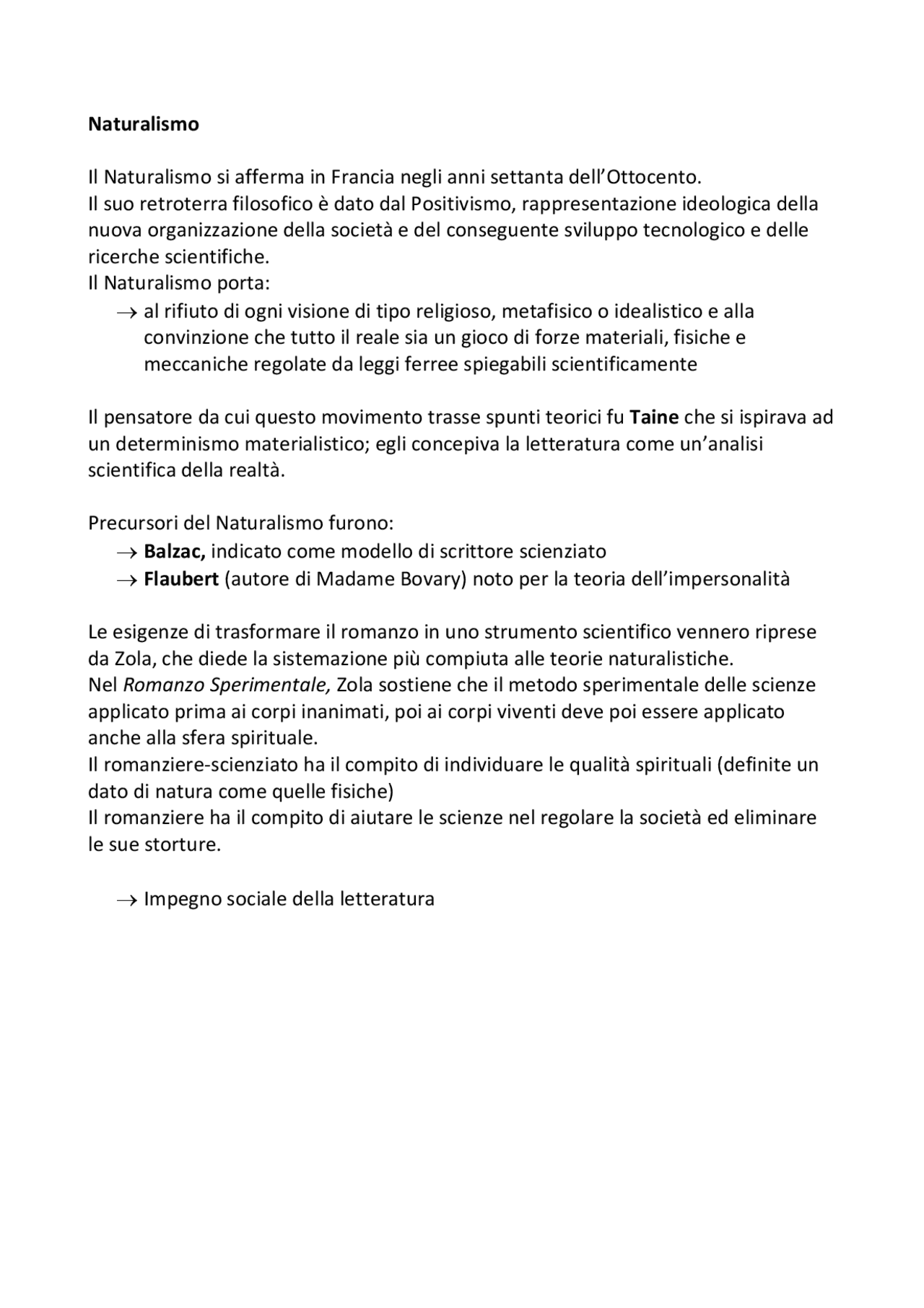 Verismo E Verga Riassunto Docsity