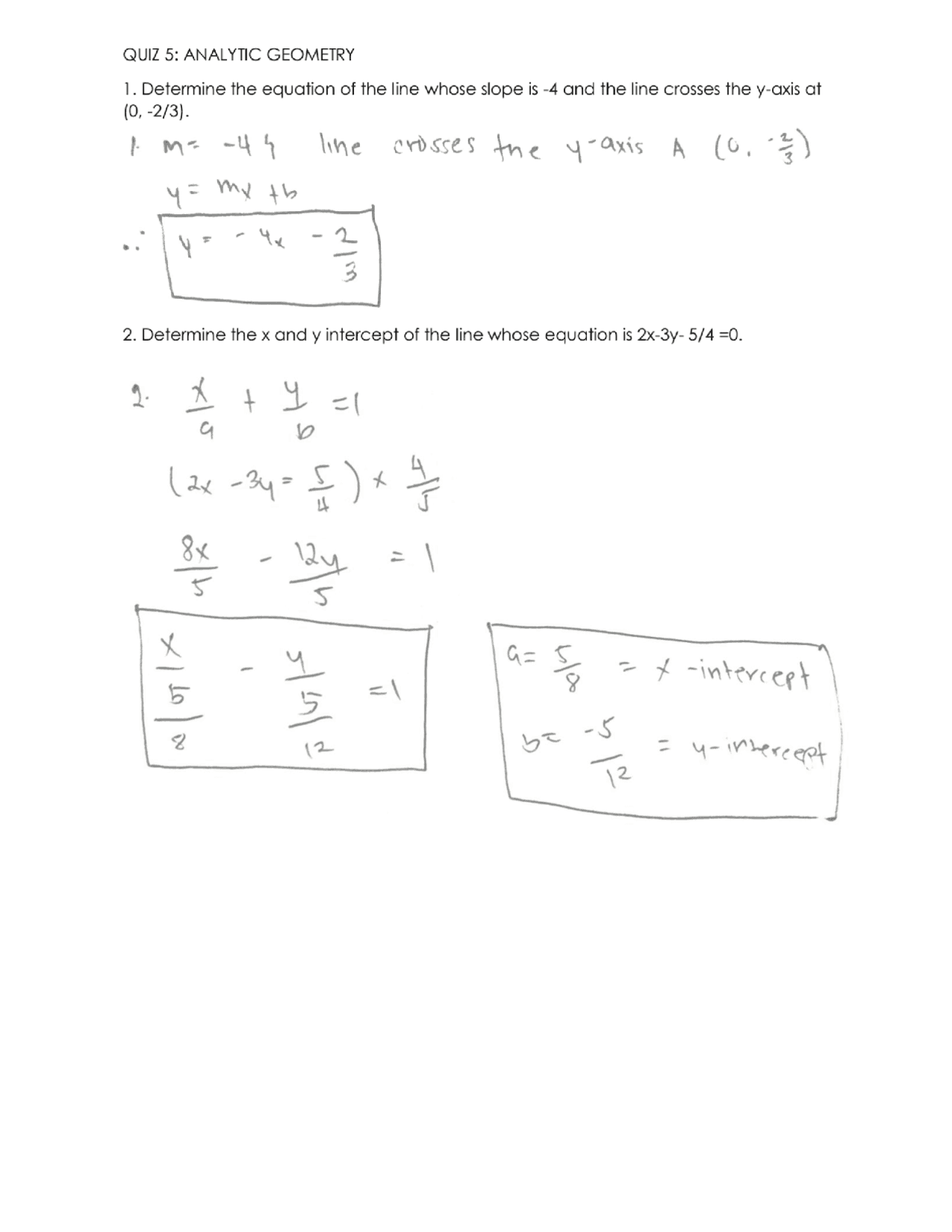 Enggmath1pre Calculusquiz5slu Docsity