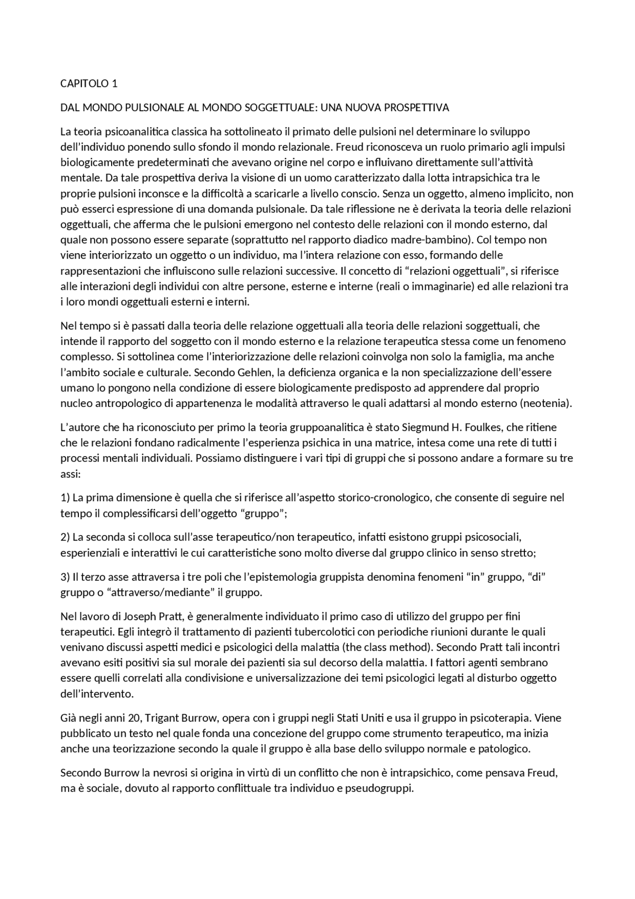 Gruppi E Analisi Sintesi Docsity