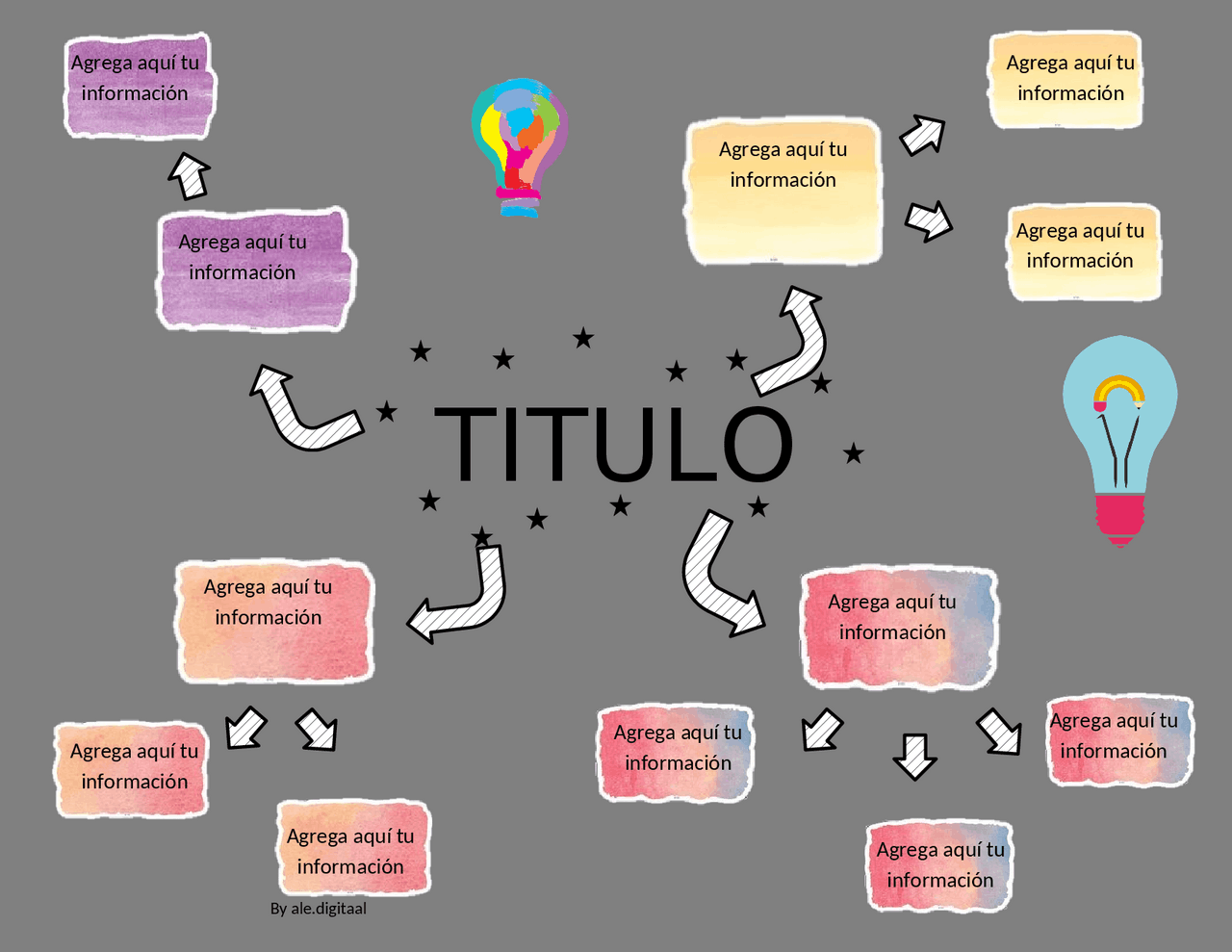 Tríptico para hacer uno | Schemes and Mind Maps Electronics | Docsity
