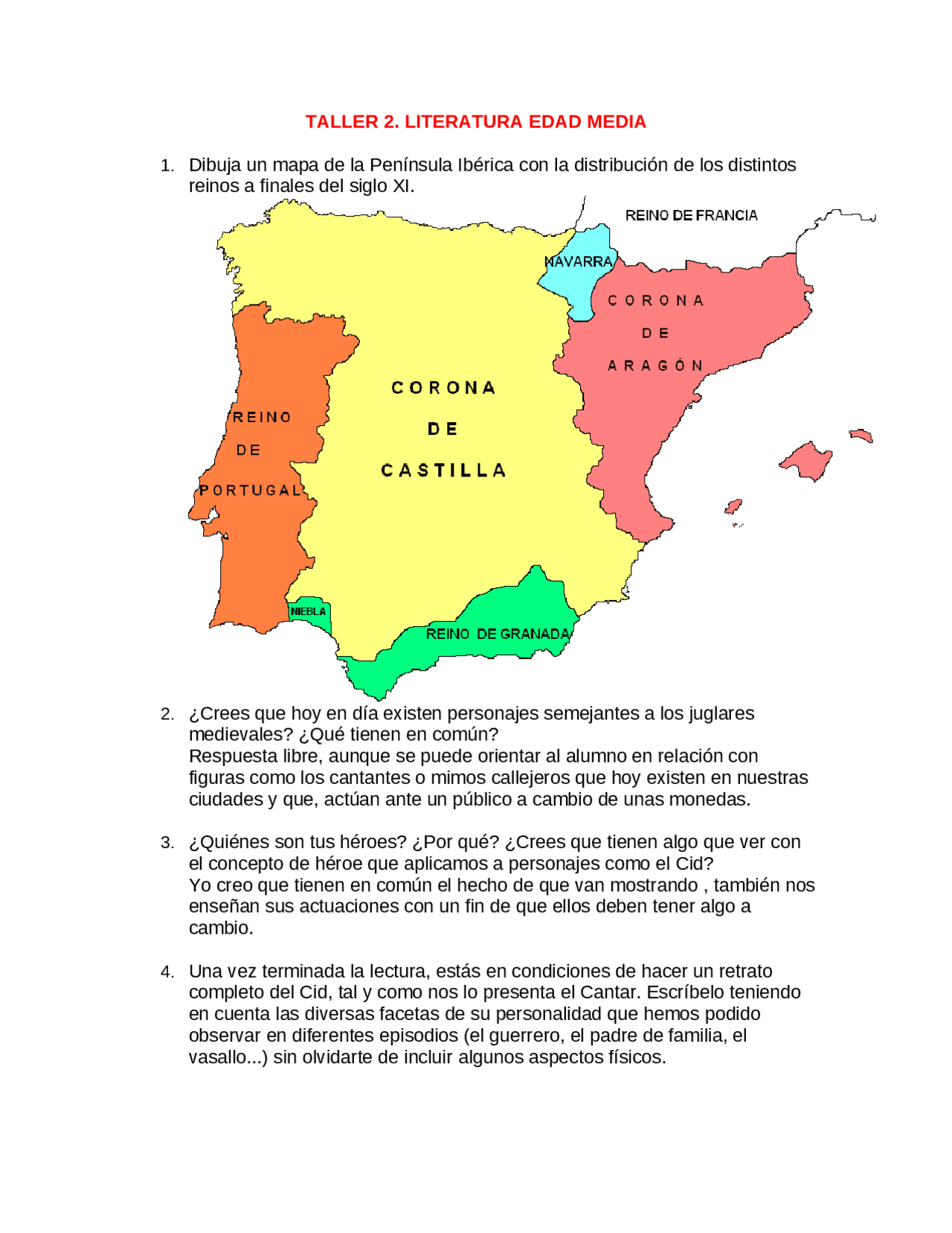 Literatura edad media - Docsity