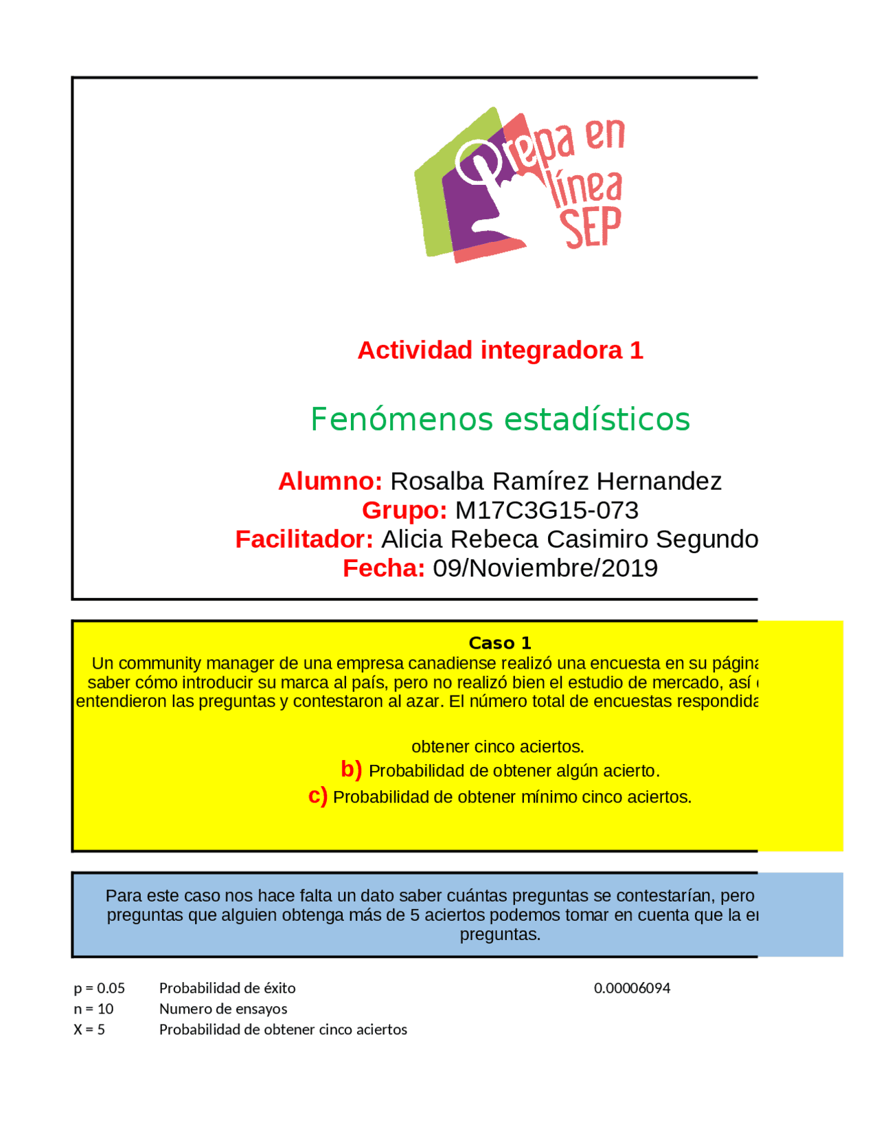 Actividad Integradora 2 Variables En Fenómenos Sociales Y Naturales